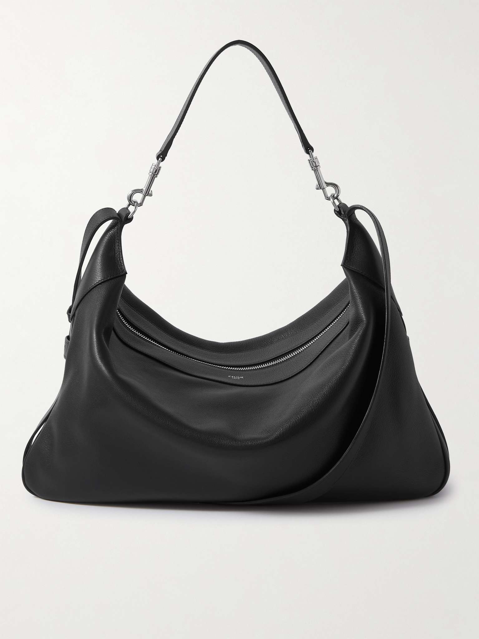 CELINE HOMME Romy Large Textured-Leather Messenger Bag for Men | MR PORTER