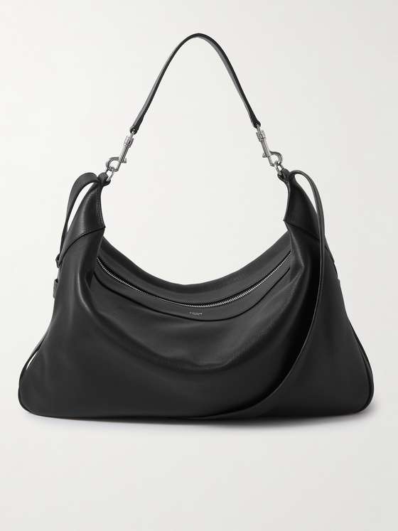 CELINE HOMME Romy Large Textured-Leather Messenger Bag for Men | MR PORTER