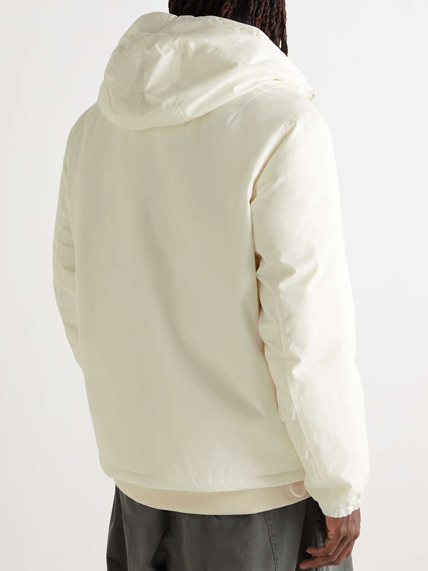 APPLIED ART FORMS CM1-1 Padded Cotton-Gabardine Hooded Jacket for Men ...