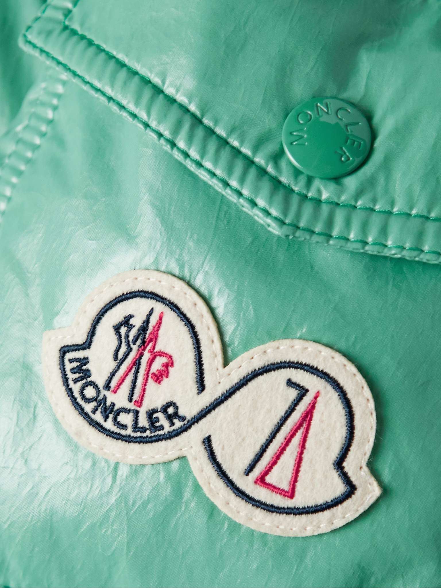 MONCLER Moncler Maya 70 Logo-Appliquéd Quilted Shell Hooded Down Jacket ...