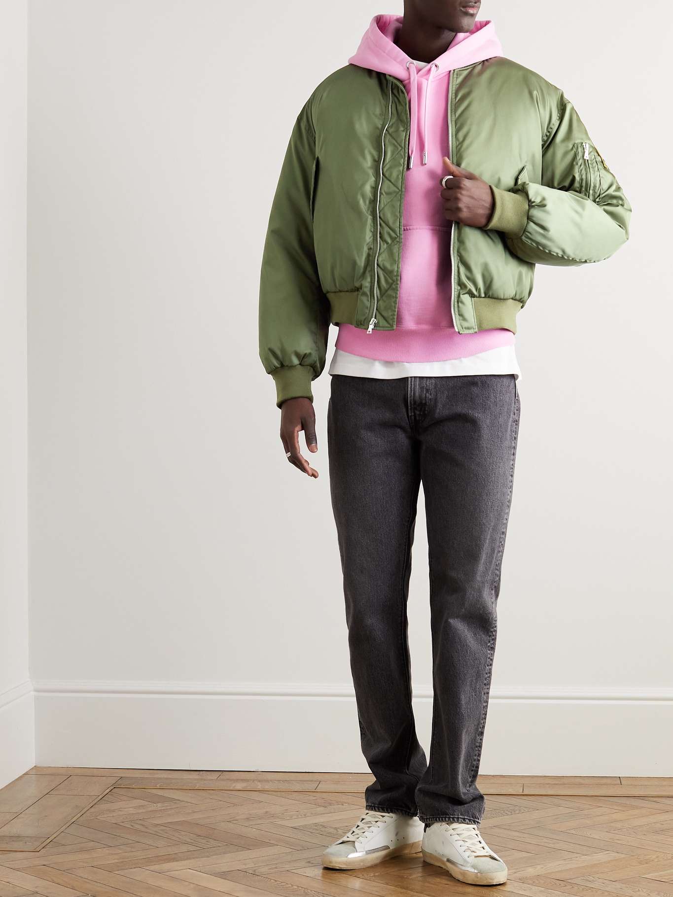 JOHN ELLIOTT Andes Nylon Down Bomber Jacket for Men | MR PORTER