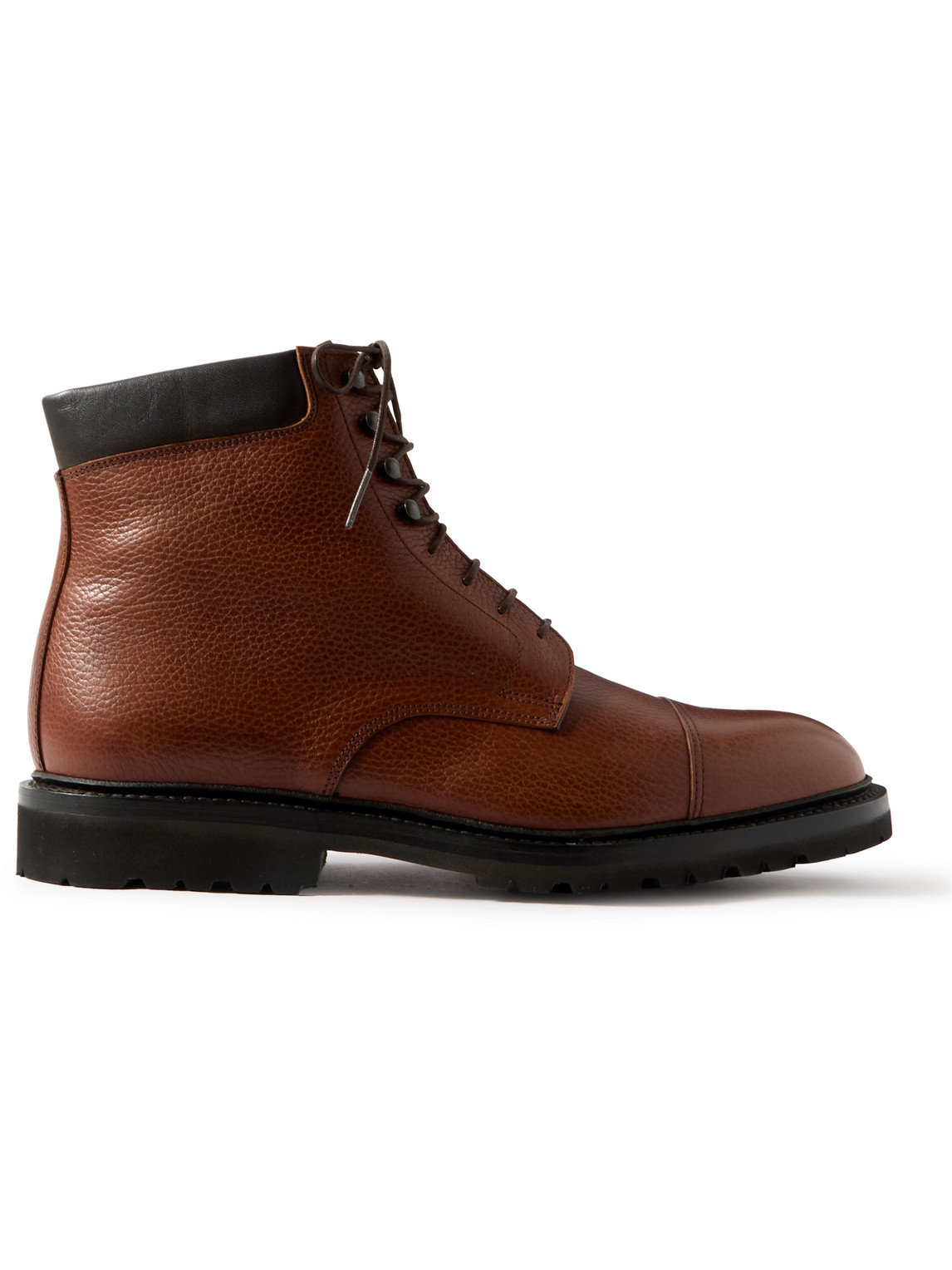 George Cleverley - Charles Cap-Toe Leather Oxford Shoes - Men - Black ...