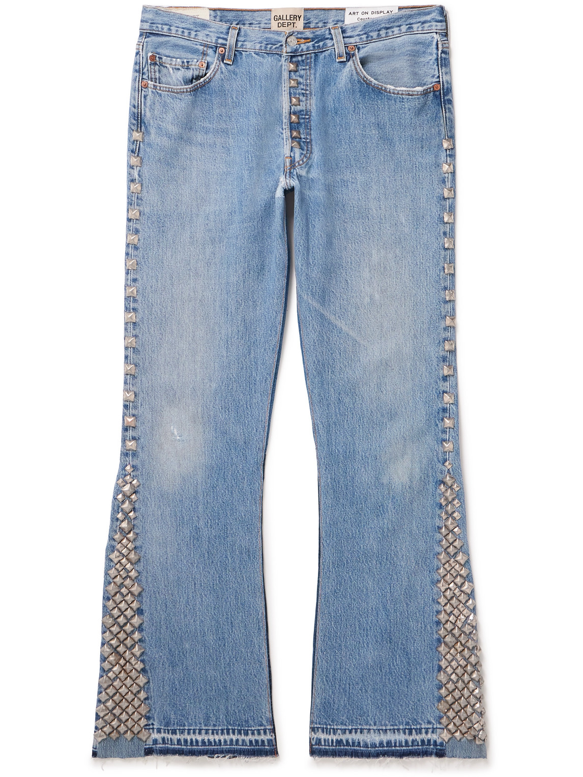 GALLERY DEPT. Mid-Rise Straight-Leg Jeans - Black於男裝