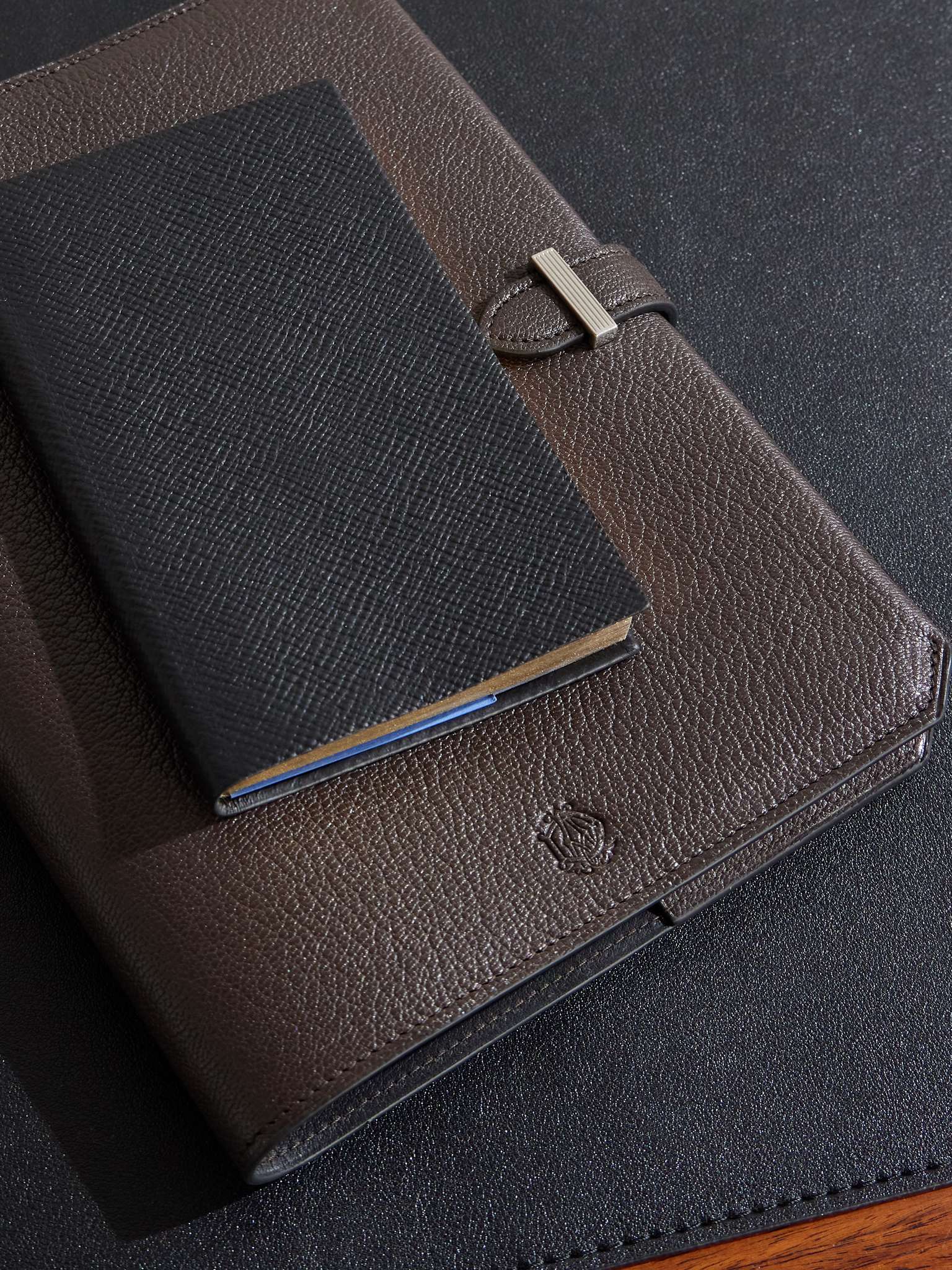 SMYTHSON Panama Cross-Grain Leather Notebook for Men | MR PORTER