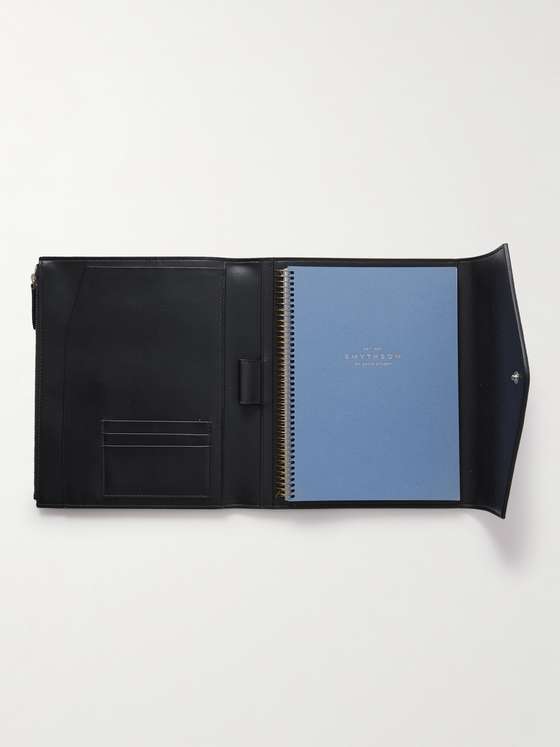 SMYTHSON Panama Cross-Grain Leather Folder for Men | MR PORTER
