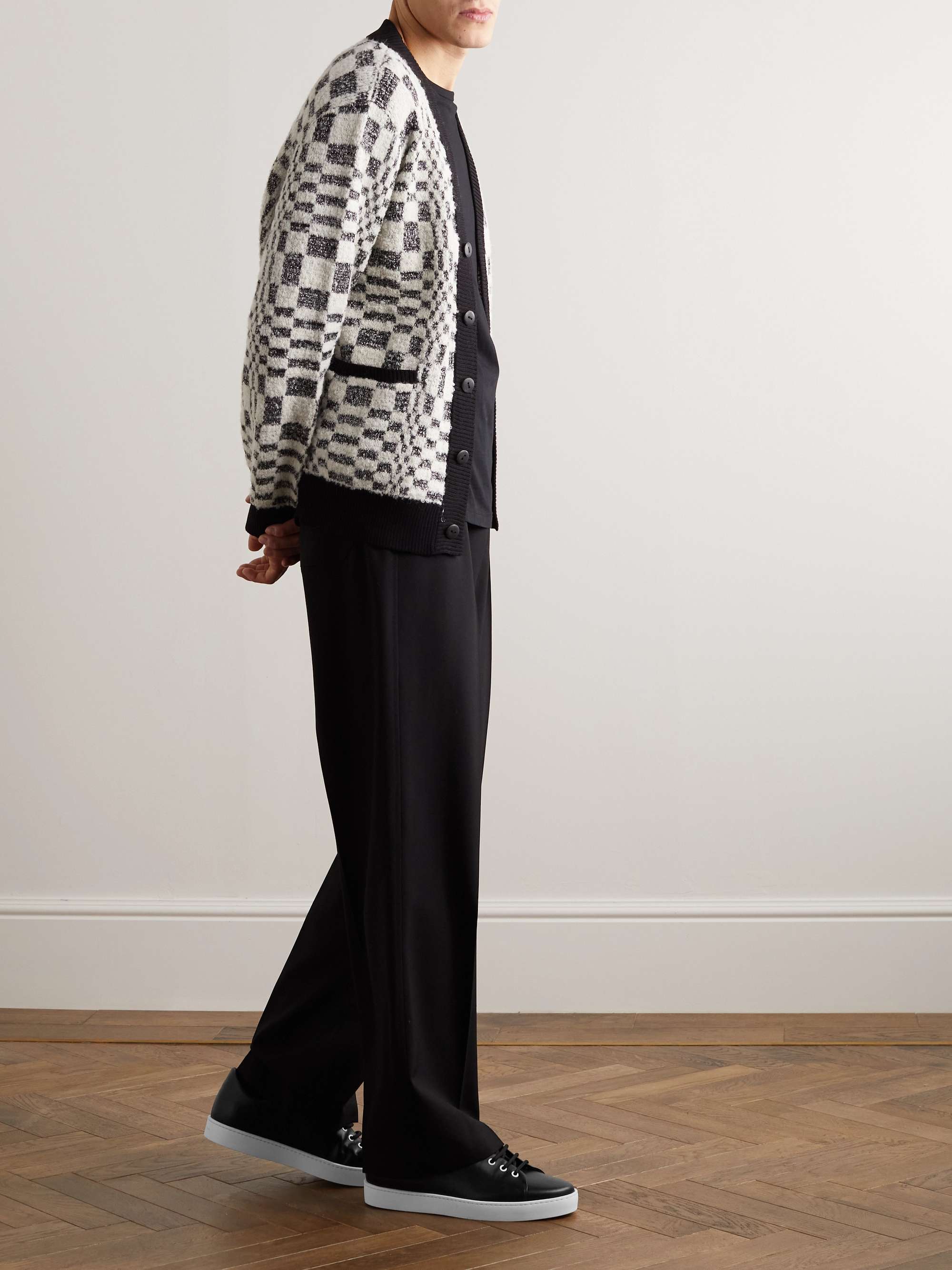 Black Semando Leather Sneakers | MANOLO BLAHNIK | MR PORTER