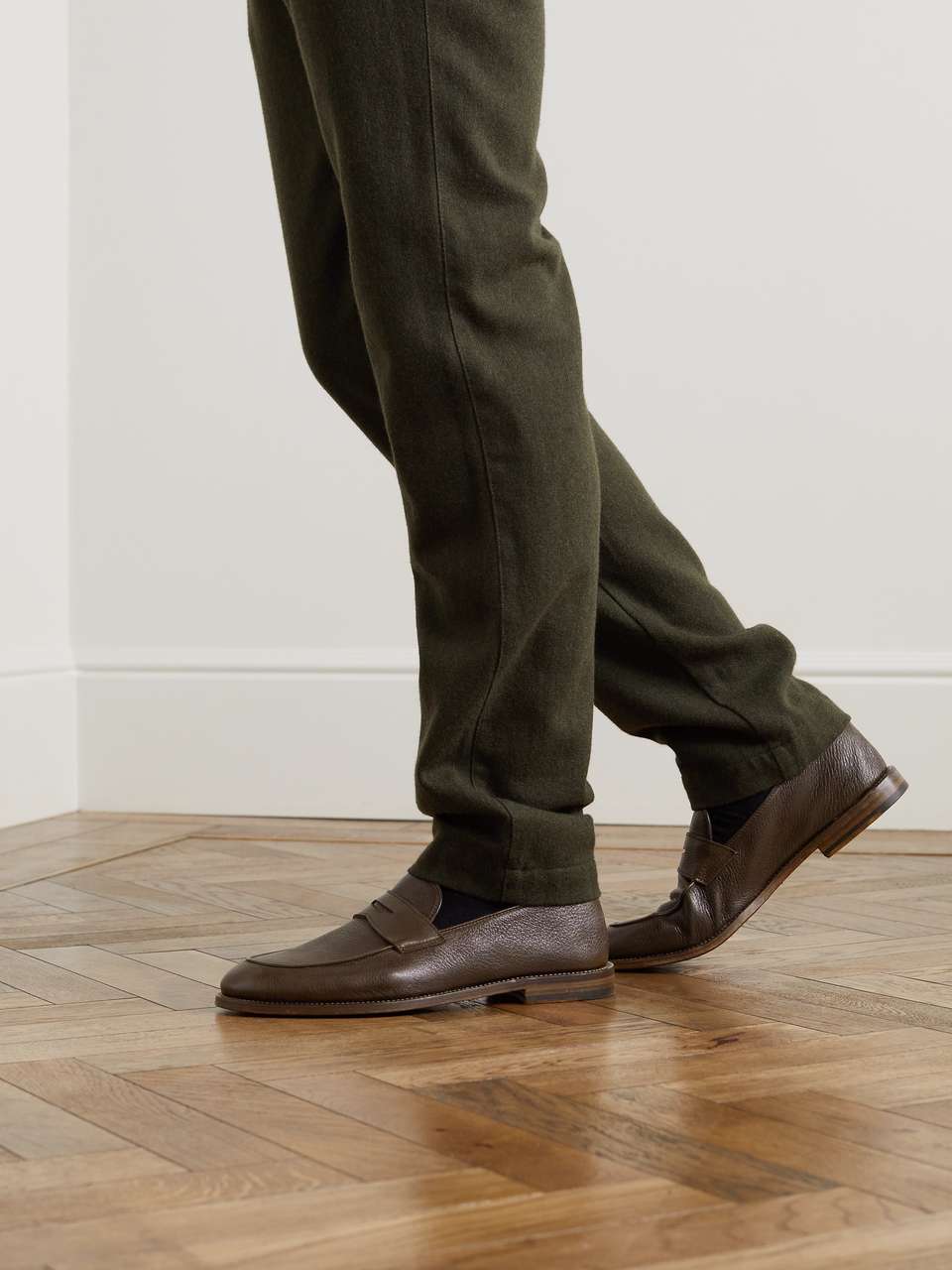 OFFICINE CREATIVE Opera 001 Full-Grain Leather Penny Loafers for Men ...