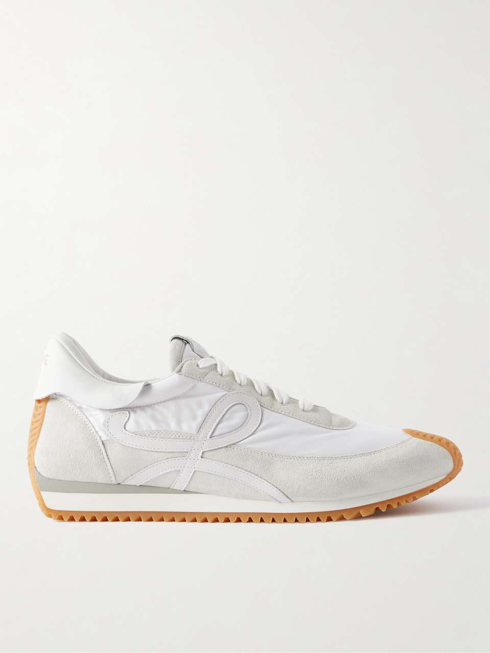LOEWE Flow Runner Leather-Trimmed Suede and Nylon Sneakers for Men | MR ...