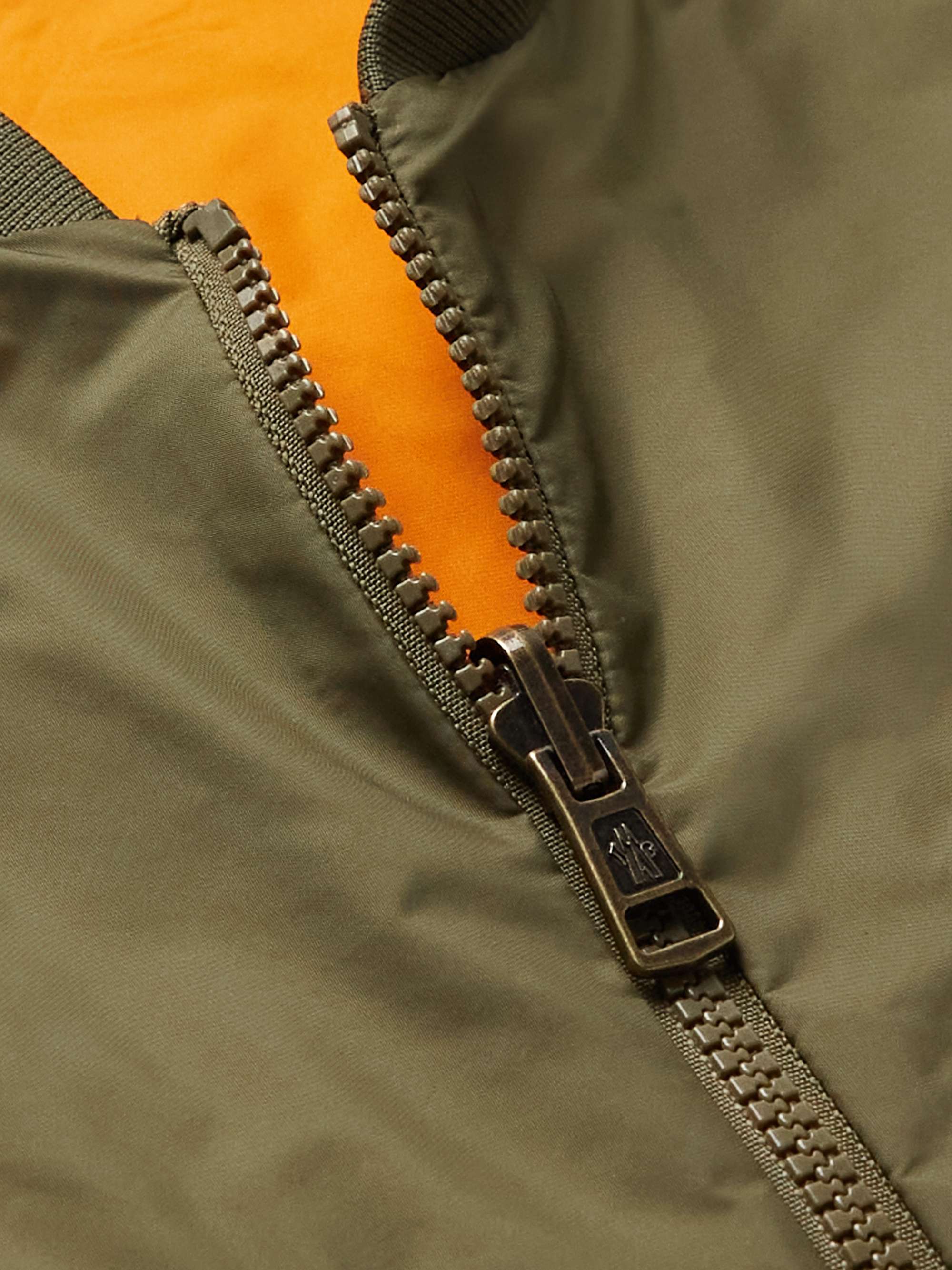 MONCLER Ouveze Logo-Appliquéd Shell Bomber Jacket for Men | MR PORTER