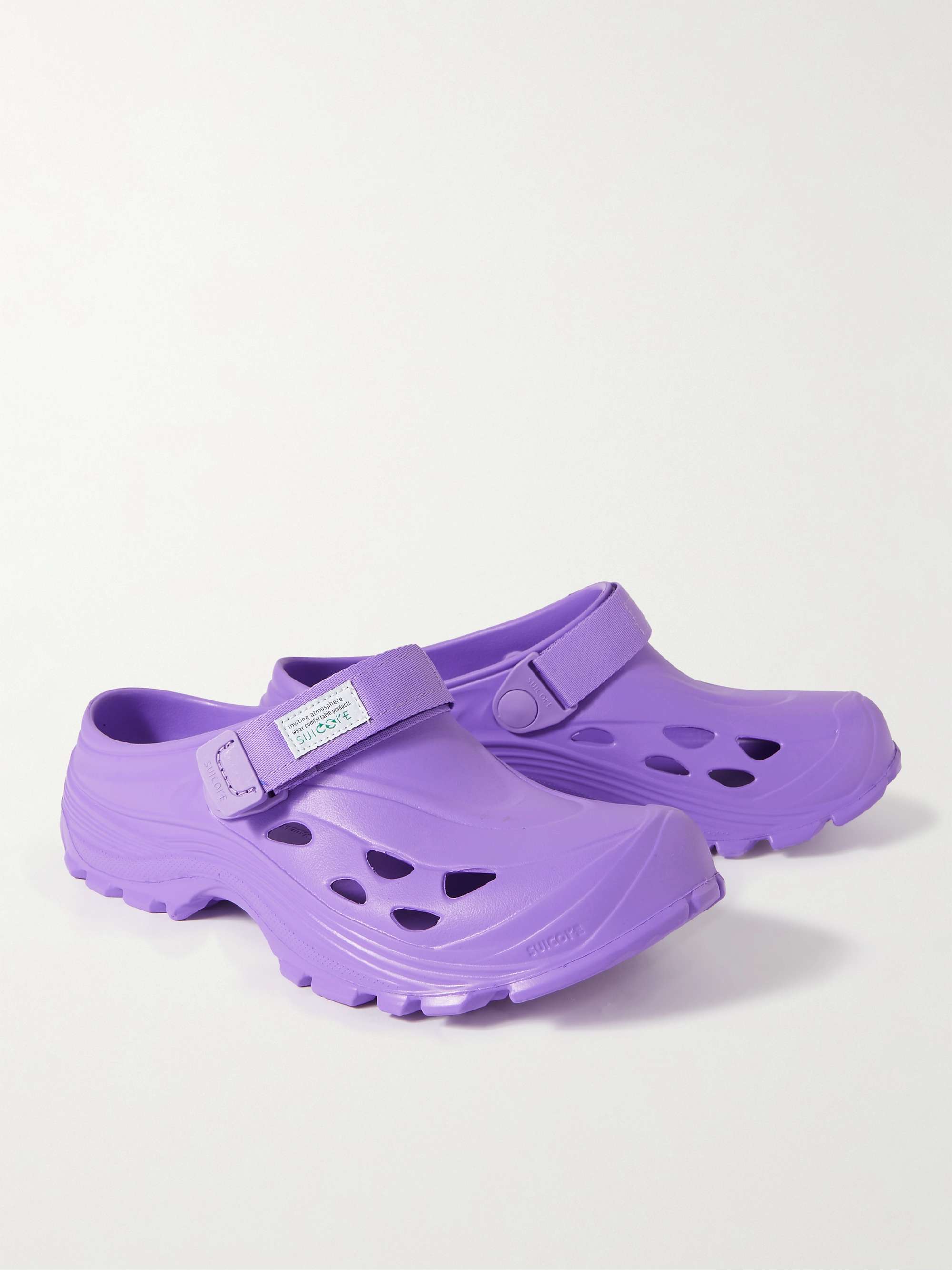 SUICOKE Mok Injection Webbing-Trimmed EVA Rubber Mules for Men | MR PORTER