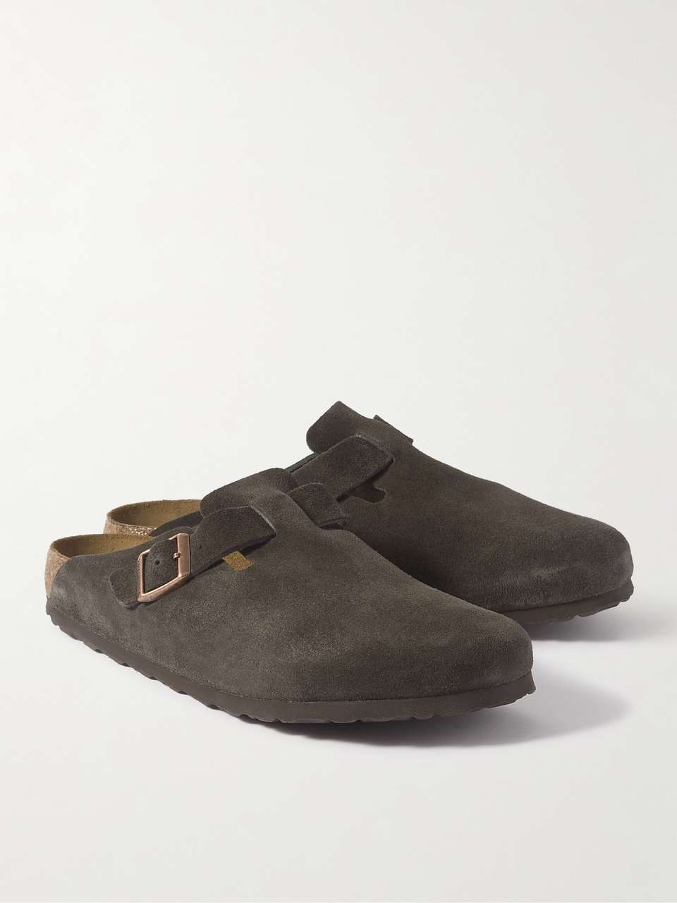 BIRKENSTOCK Boston Suede Clogs for Men | MR PORTER