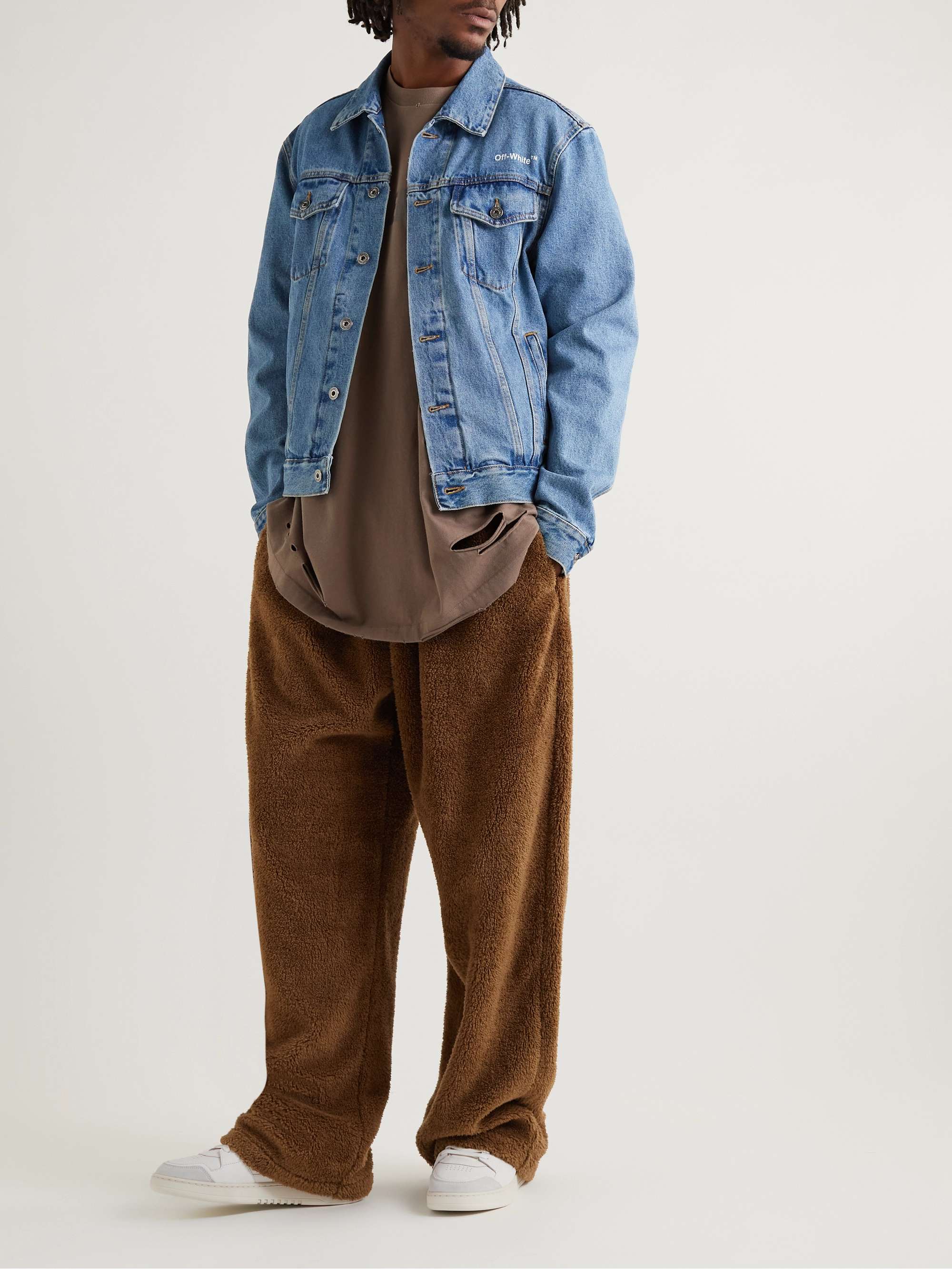 AXEL ARIGATO Dice Lo Nubuck-Trimmed Leather Sneakers for Men | MR PORTER