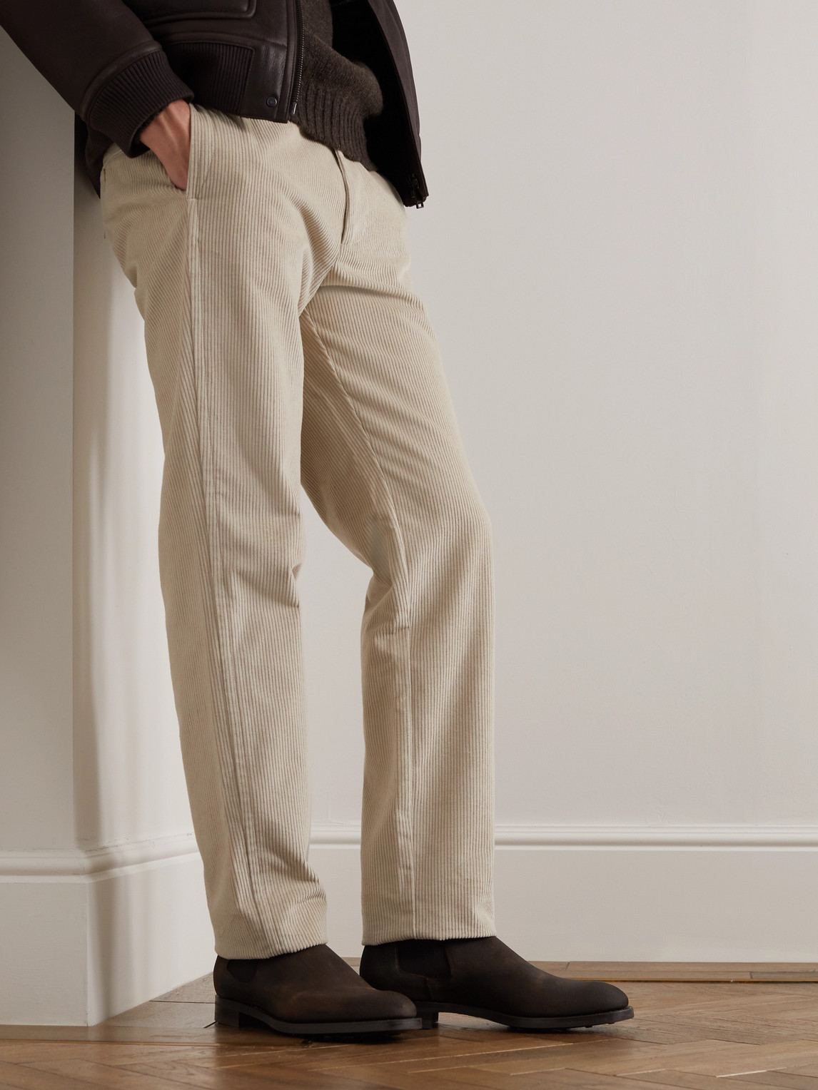 Edward Green - Govan Suede Chelsea Boots - Curated Menswear