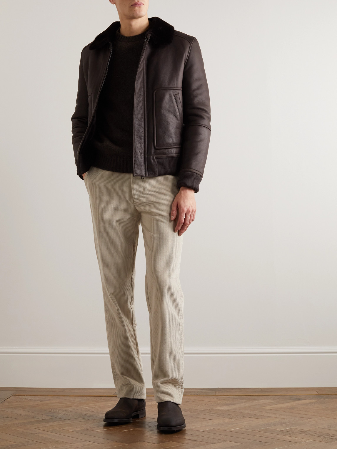 Edward Green - Govan Suede Chelsea Boots - Curated Menswear
