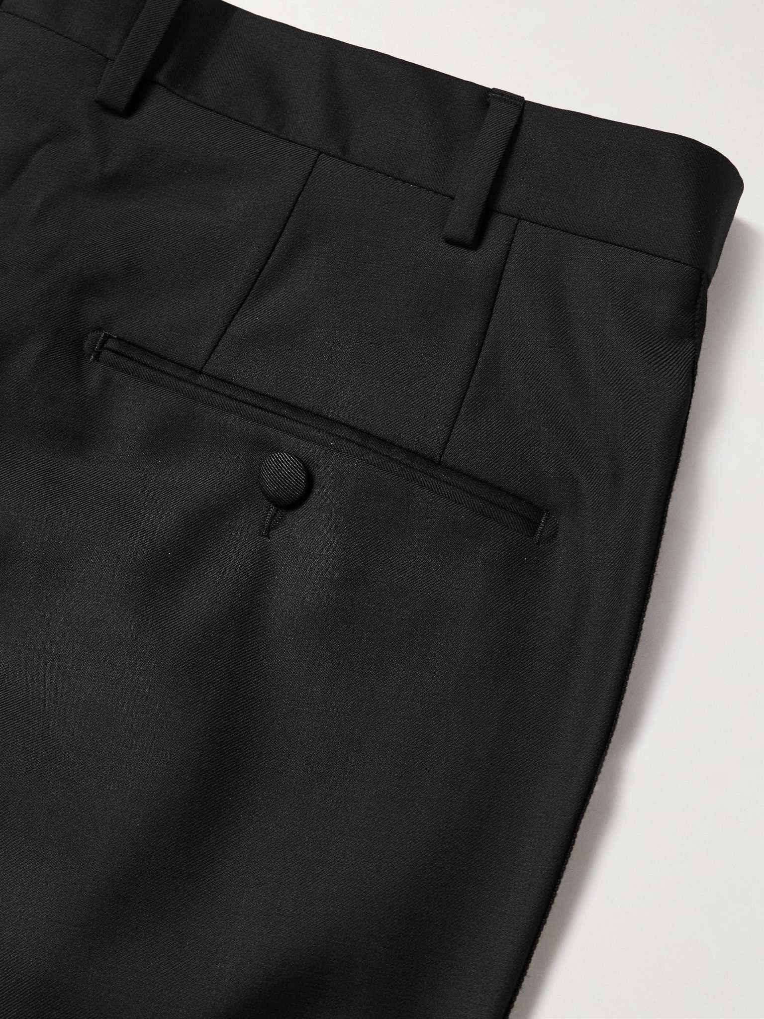 MR P. Slim-Fit Tapered Wool Tuxedo Trousers for Men | MR PORTER