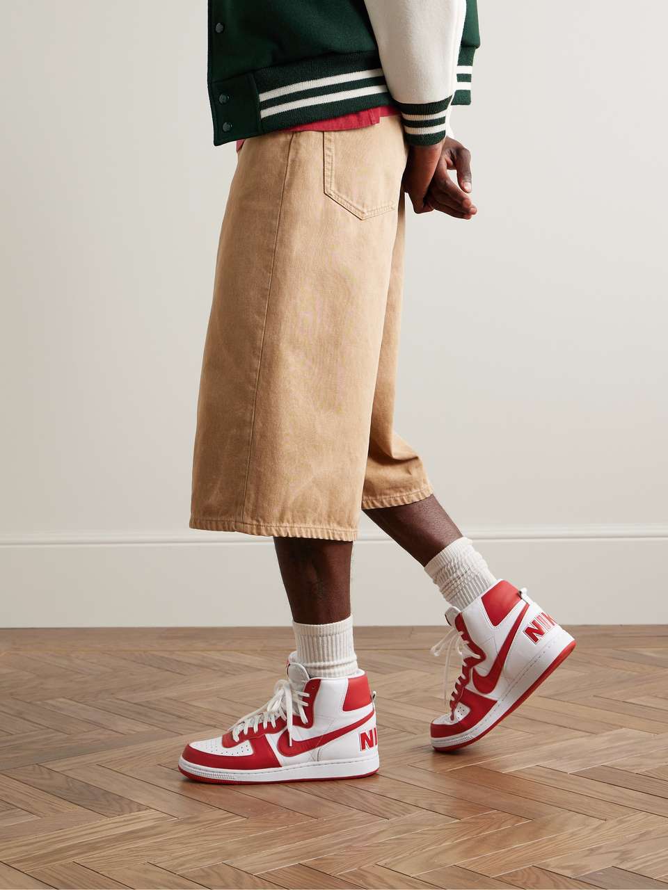 NIKE Terminator Leather High-Top Sneakers for Men | MR PORTER