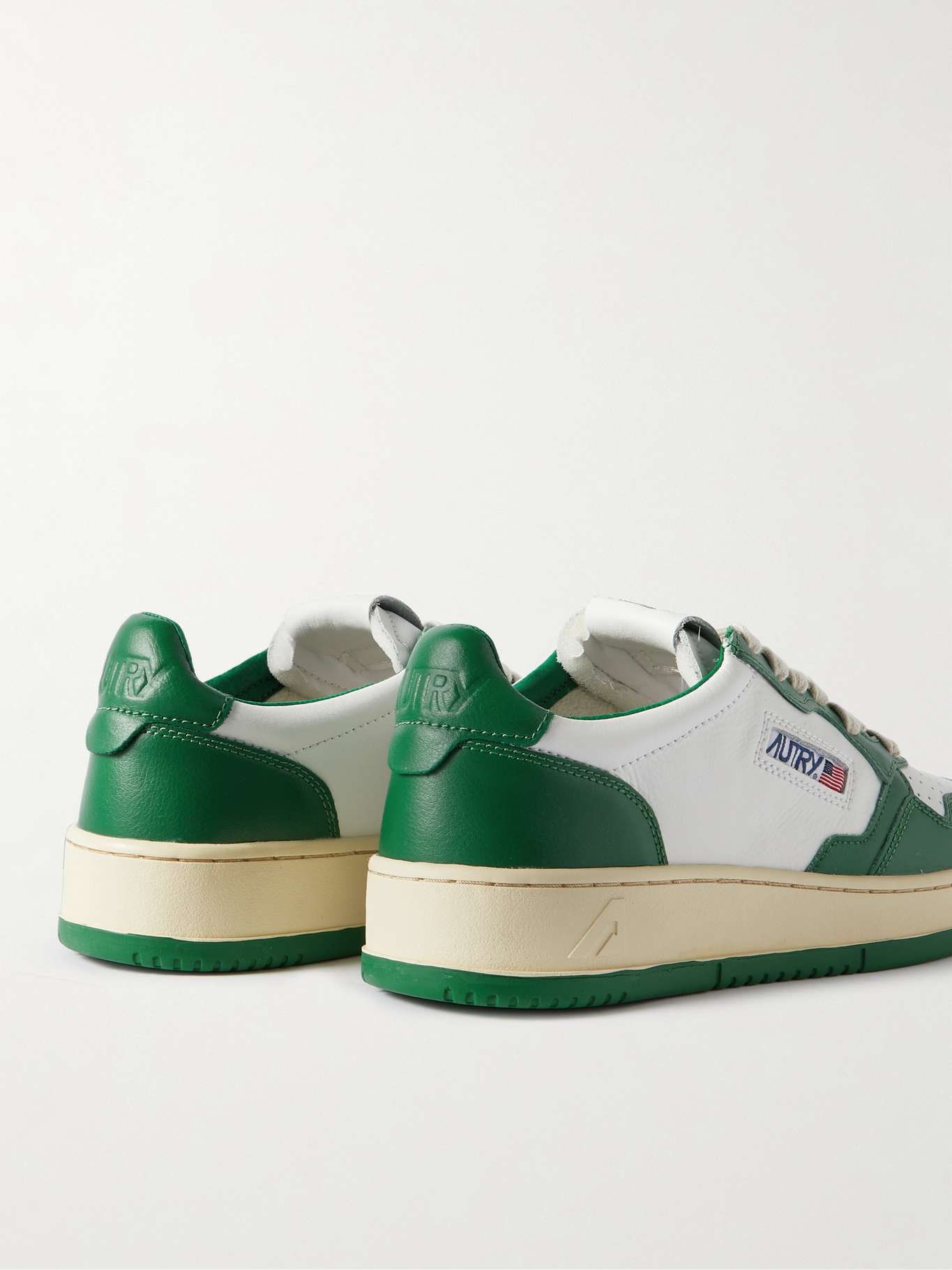 AUTRY Medalist Two-Tone Leather Sneakers for Men | MR PORTER