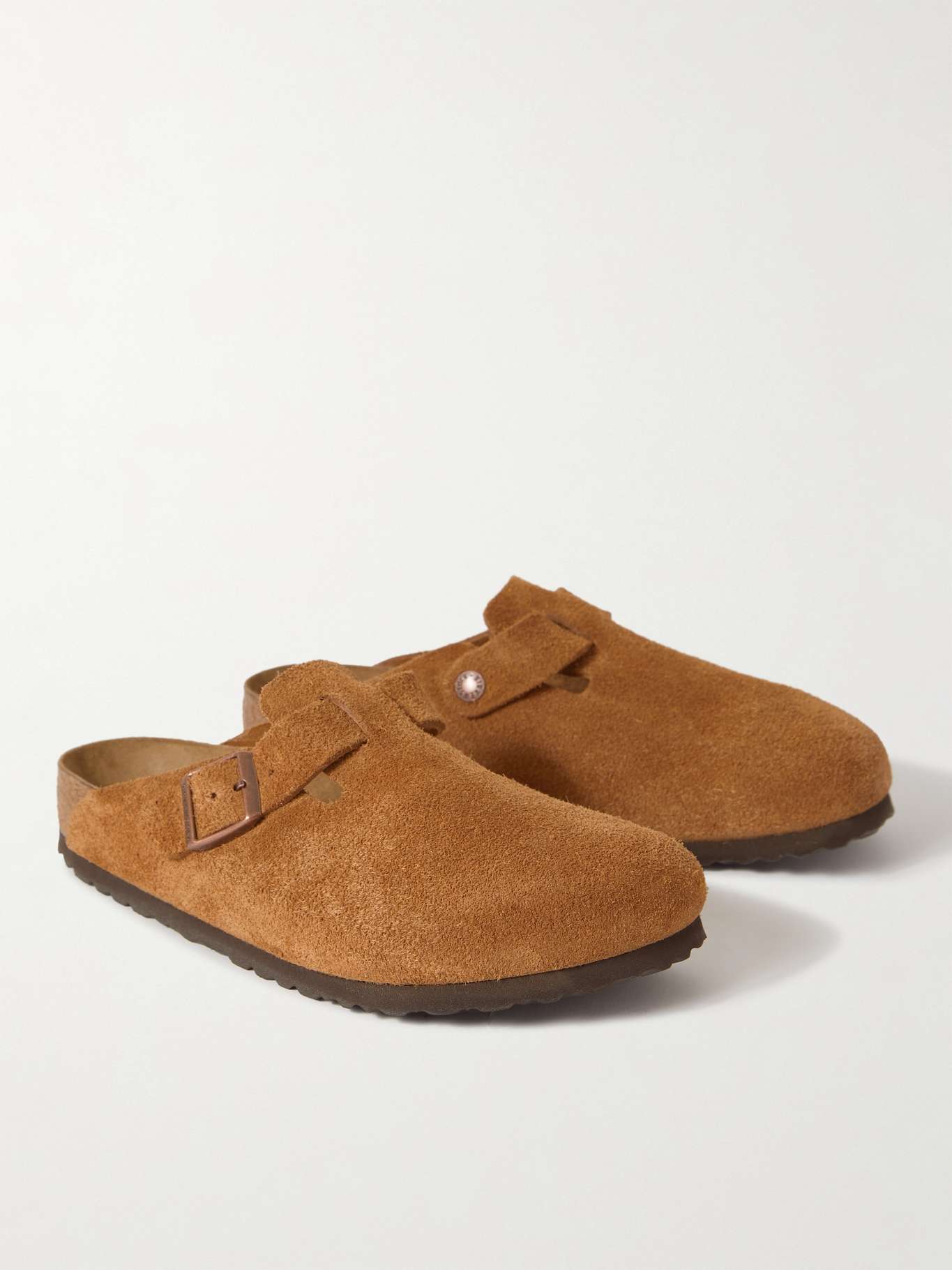 BIRKENSTOCK Boston Suede Clogs for Men | MR PORTER