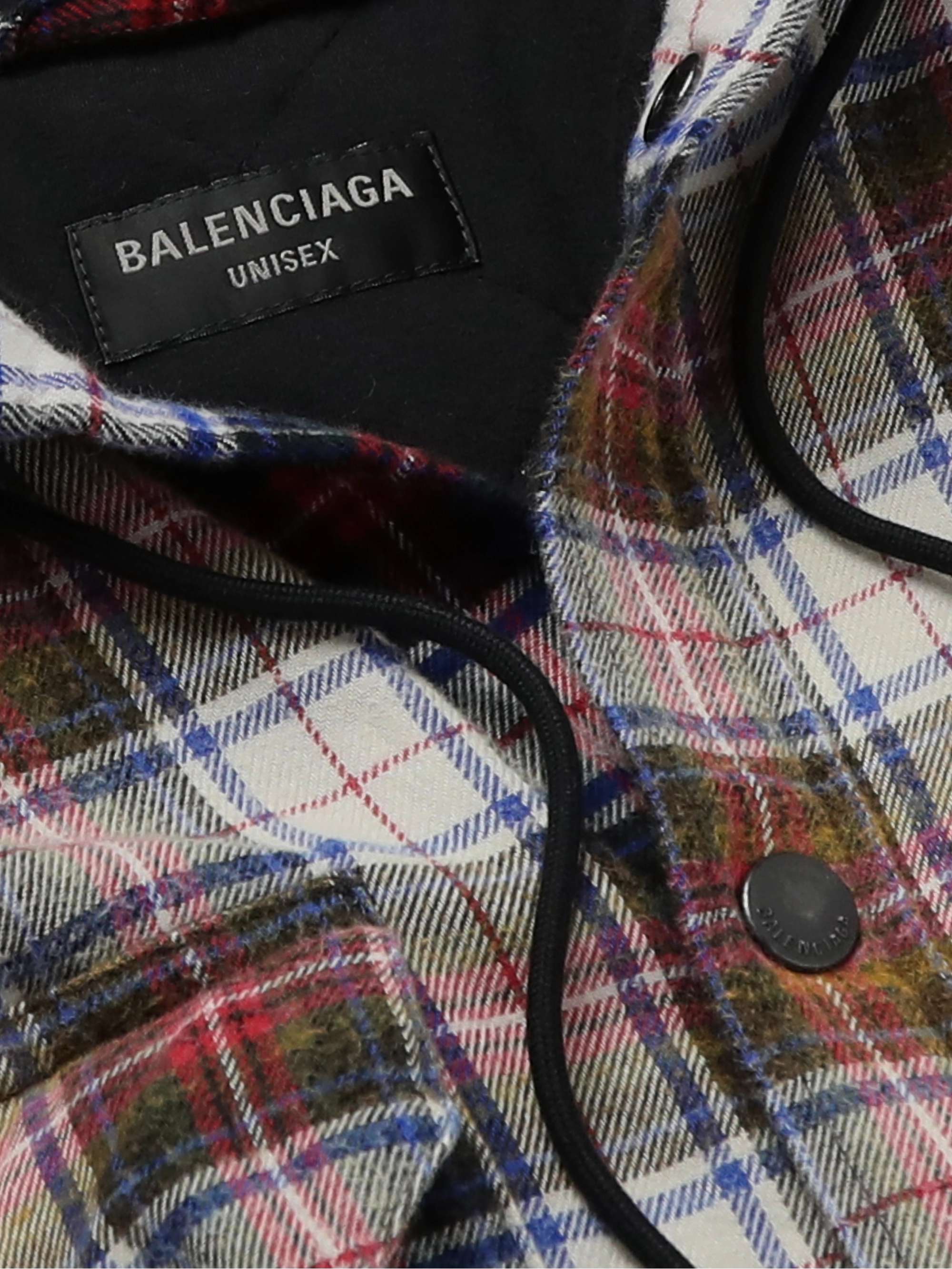 BALENCIAGA Checked Cotton-Flannel Shirt for Men | MR PORTER BALENCIAGA Checked Cotton-Flannel Shirt for Men | MR PORTER