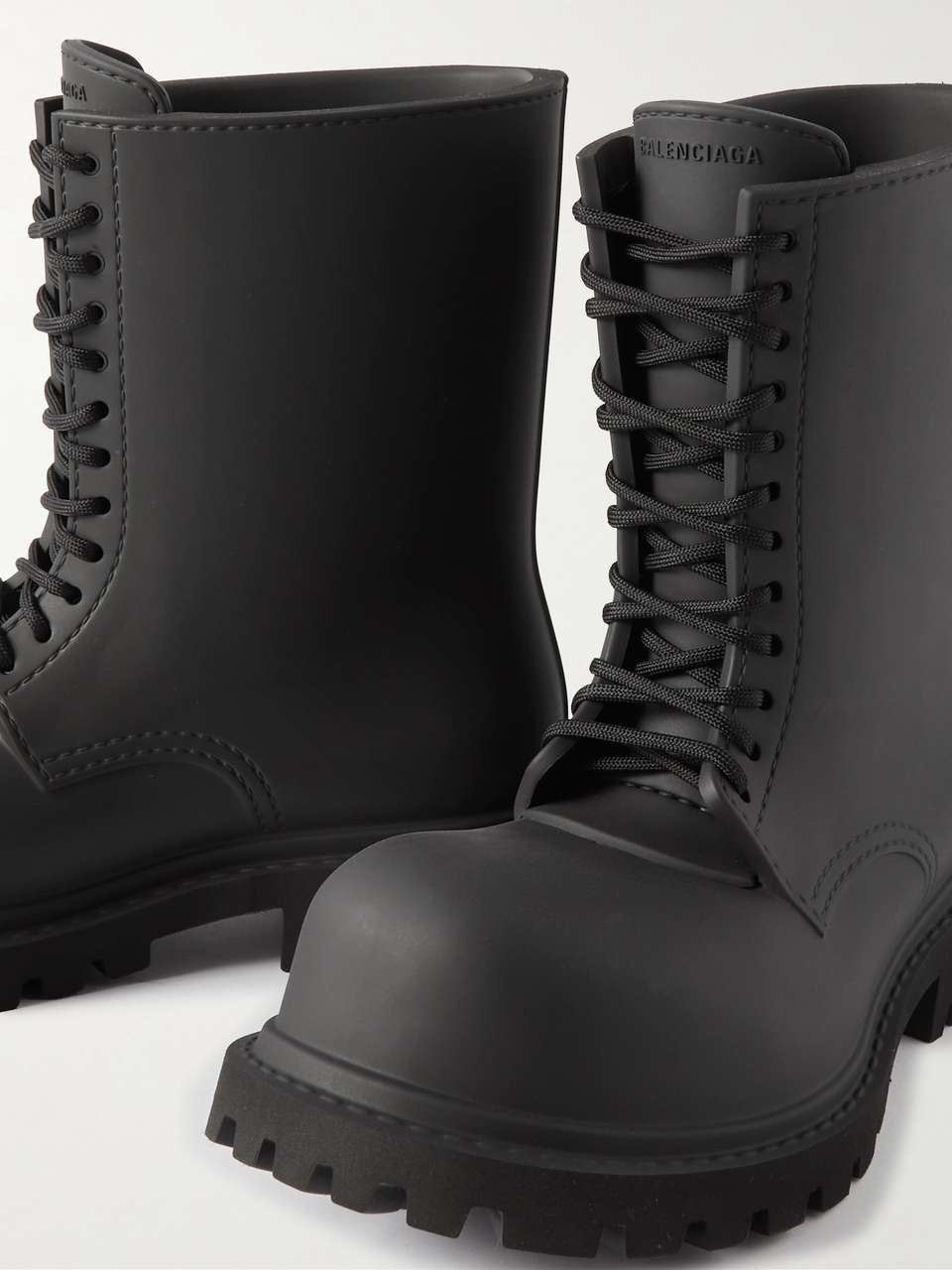 BALENCIAGA EVA Lace-Up Boots for Men | MR PORTER