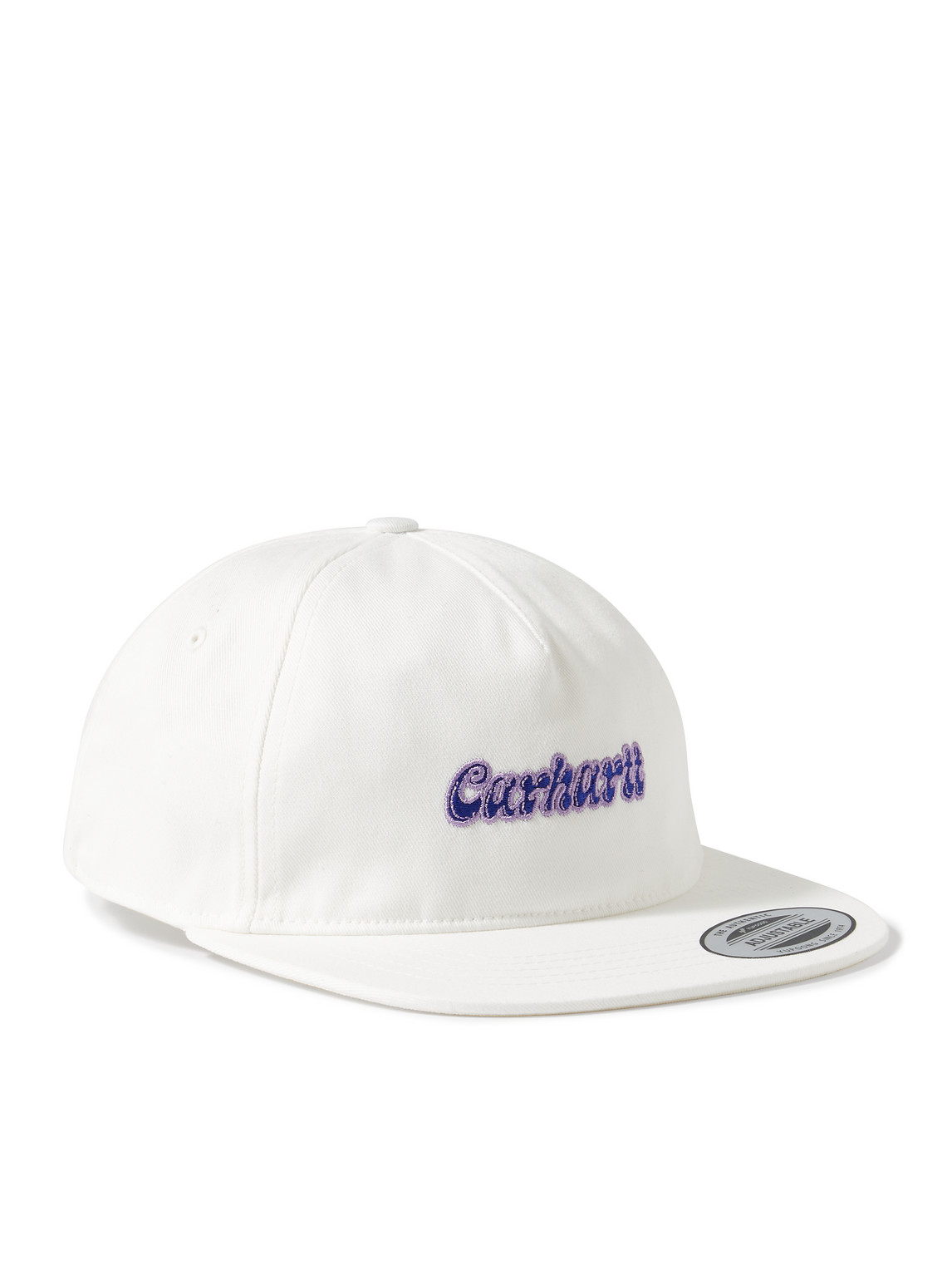 Carhartt Liquid Script Logo-embroidered Cotton-twill Baseball Cap In ...