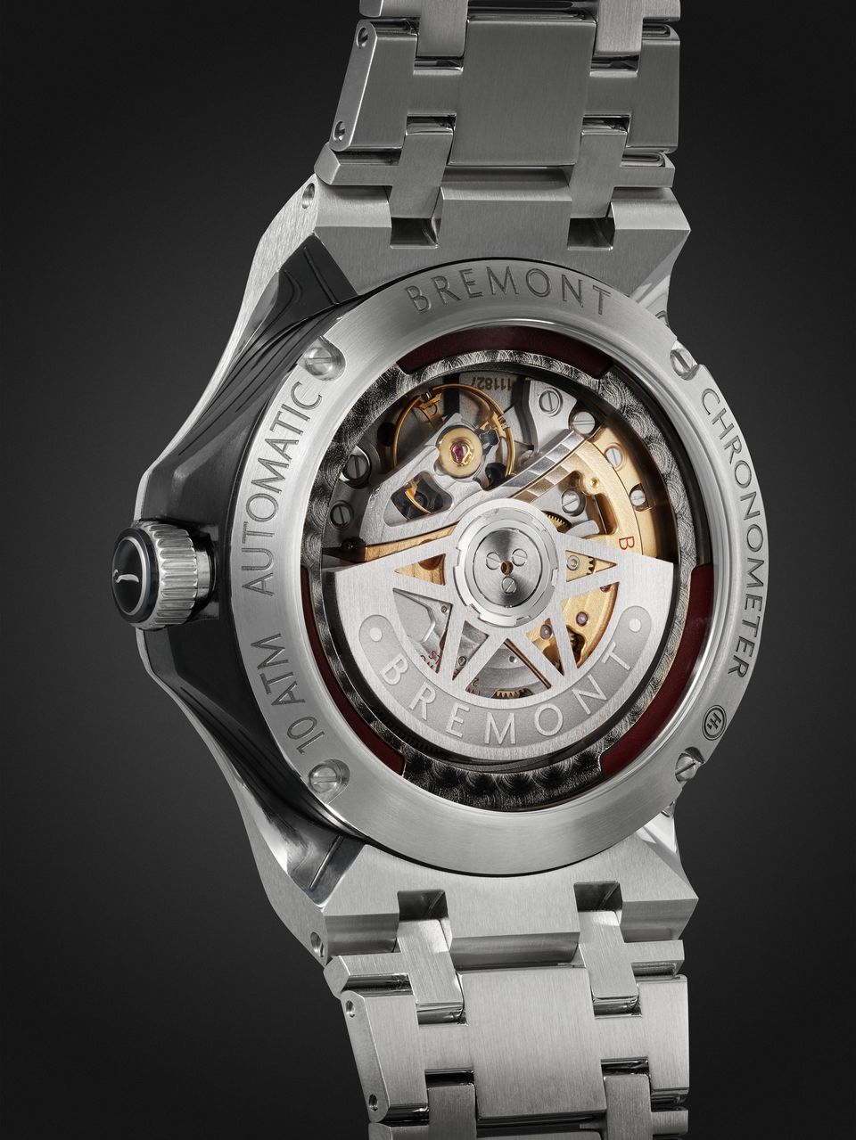 Black Supernova Automatic 40mm Stainless Steel Watch, Ref. No ...