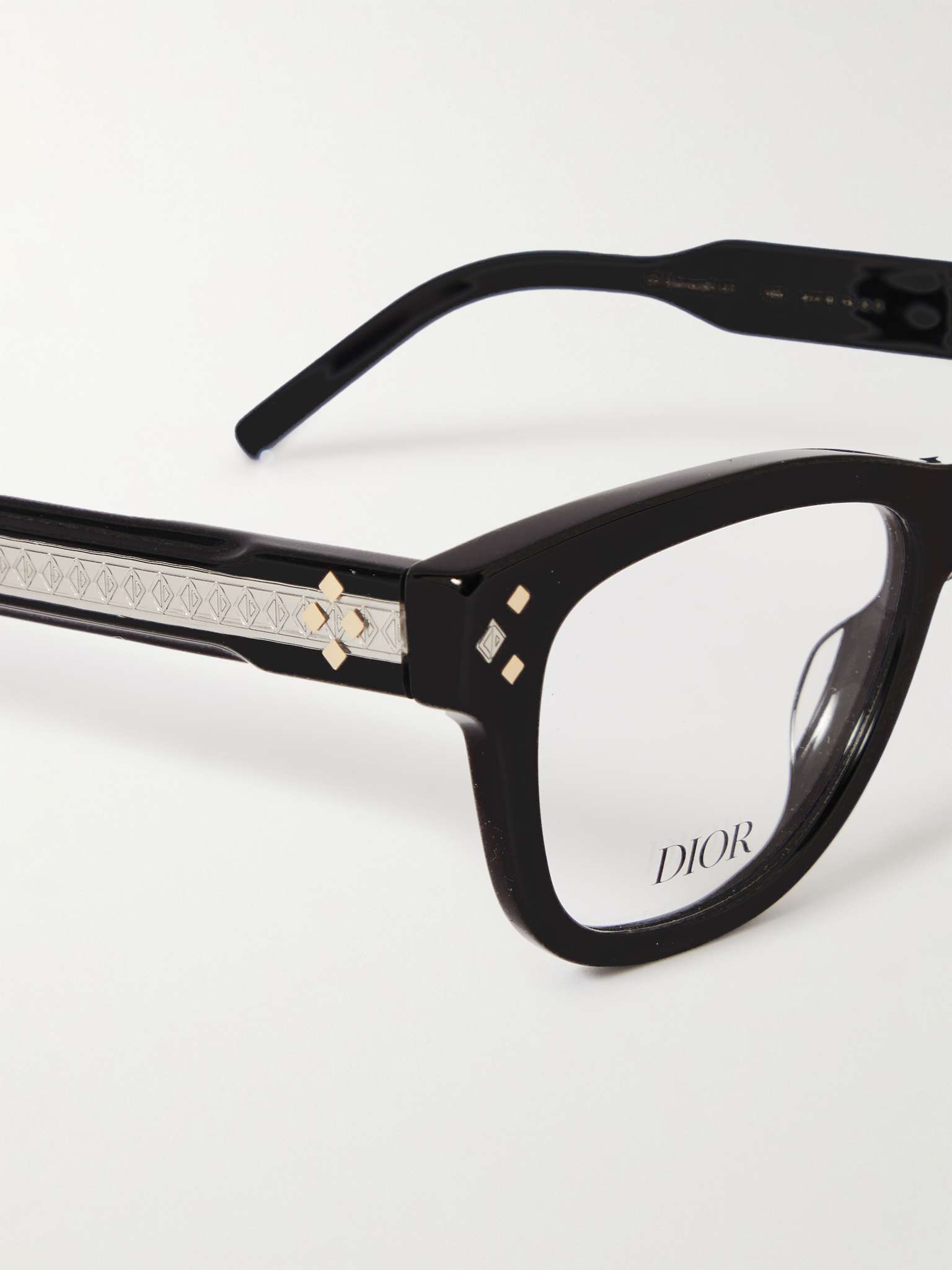 DIOR EYEWEAR CD DiamondO S1l Round-Frame Acetate Optical Glasses for ...