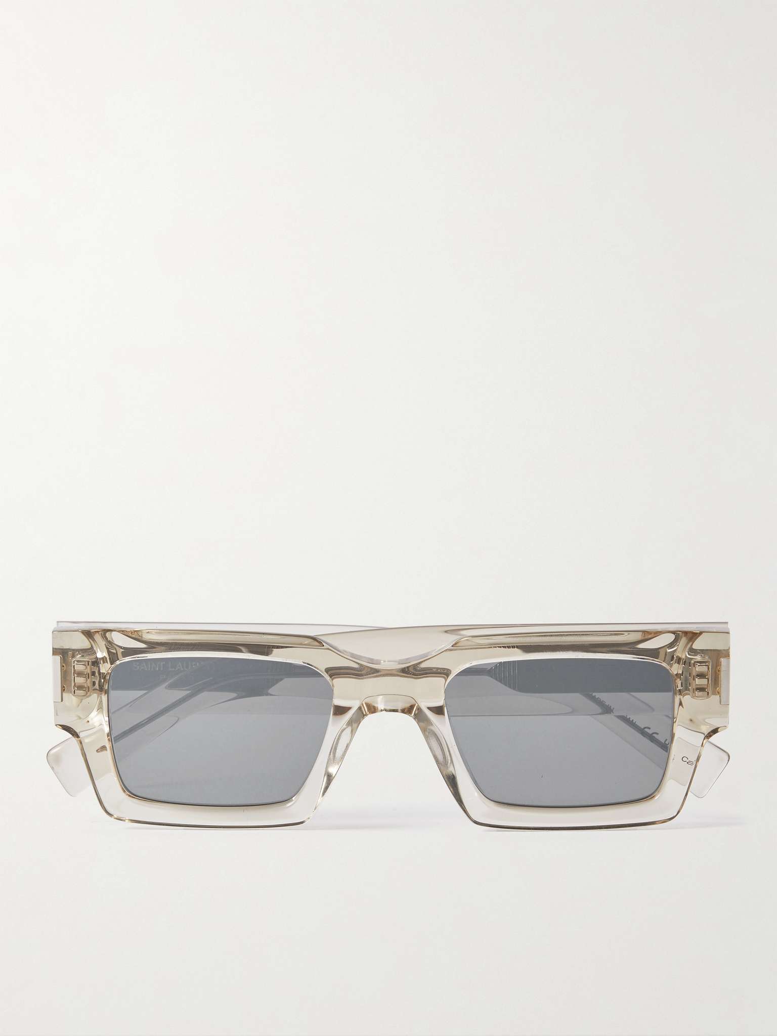 SAINT LAURENT EYEWEAR Rectangular-Frame Acetate Sunglasses for Men | MR ...