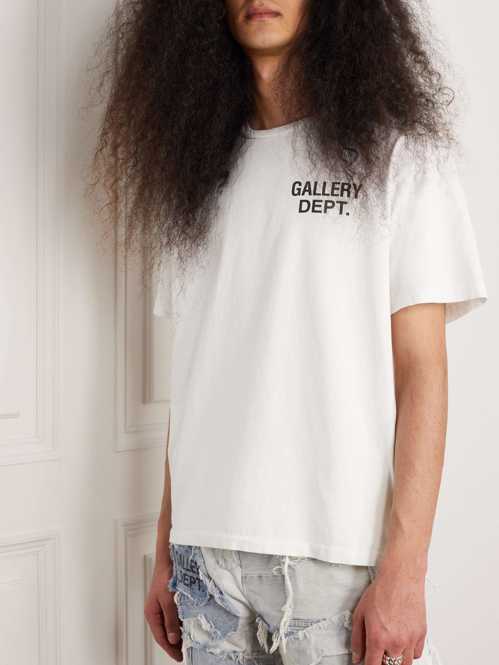 GALLERY DEPT. Logo-Print Cotton-Jersey T-Shirt for Men | MR PORTER
