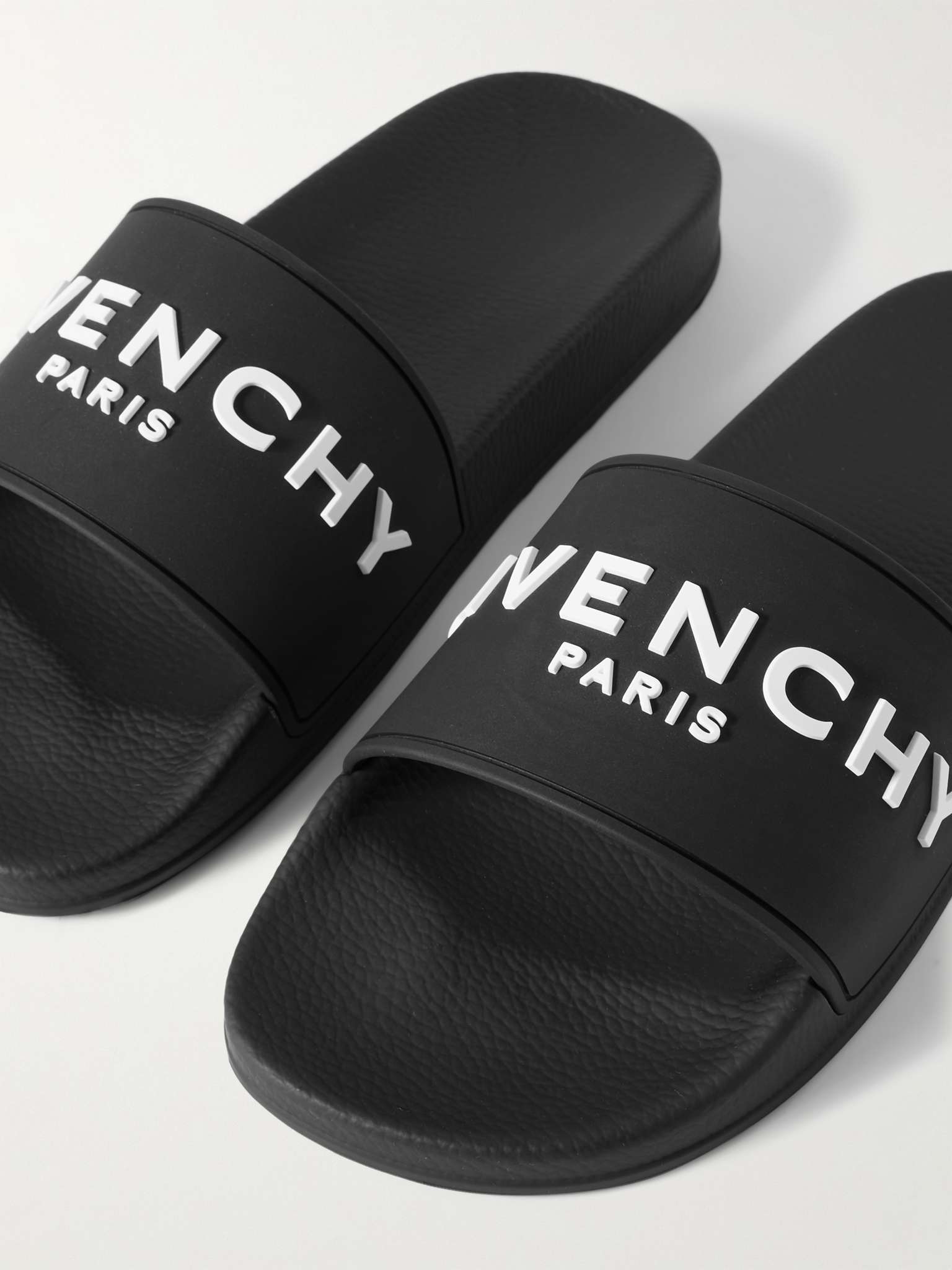GIVENCHY Logo-Embossed Rubber Slides for Men | MR PORTER