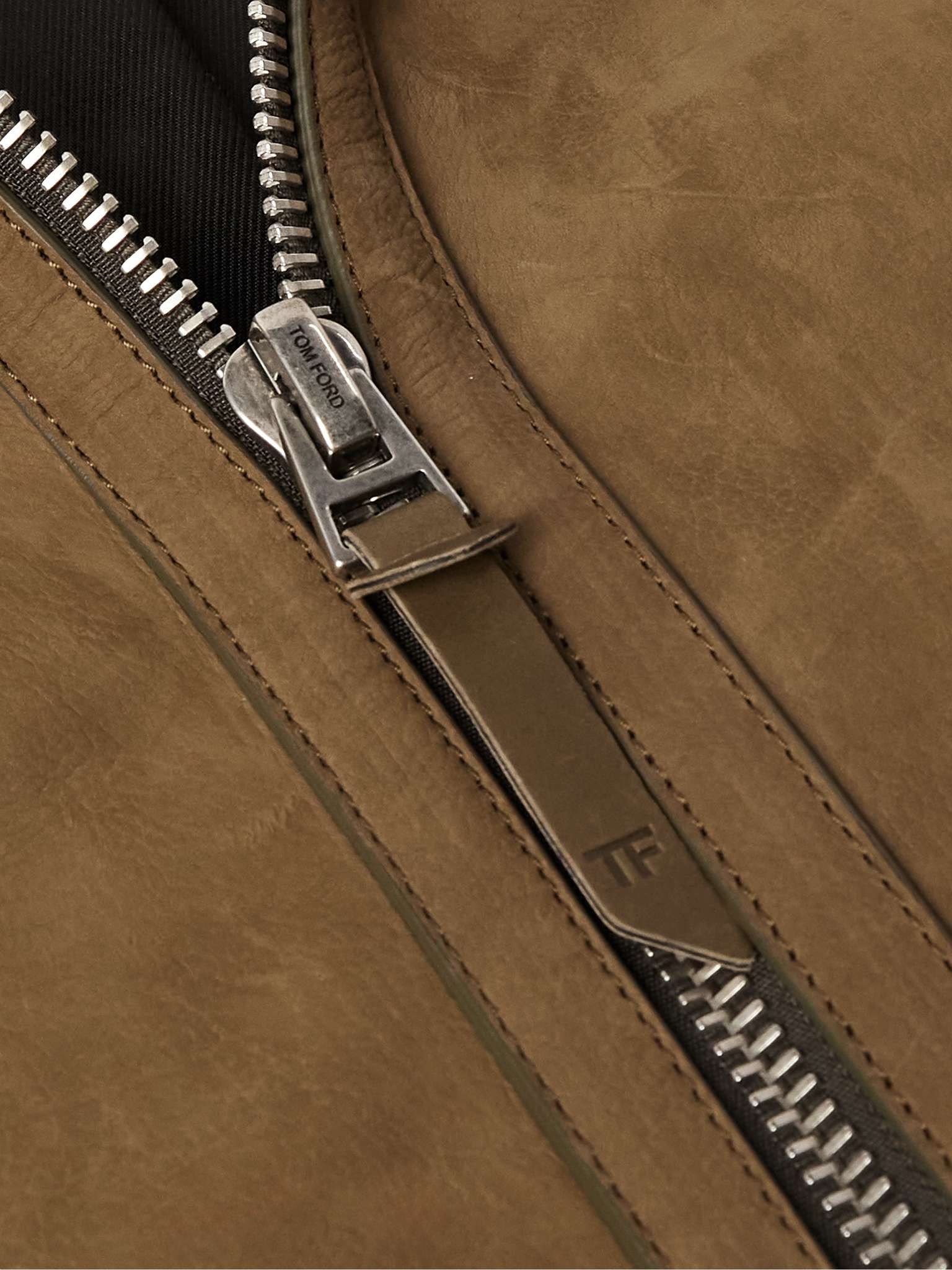 Brown Nubuck Jacket | TOM FORD | MR PORTER