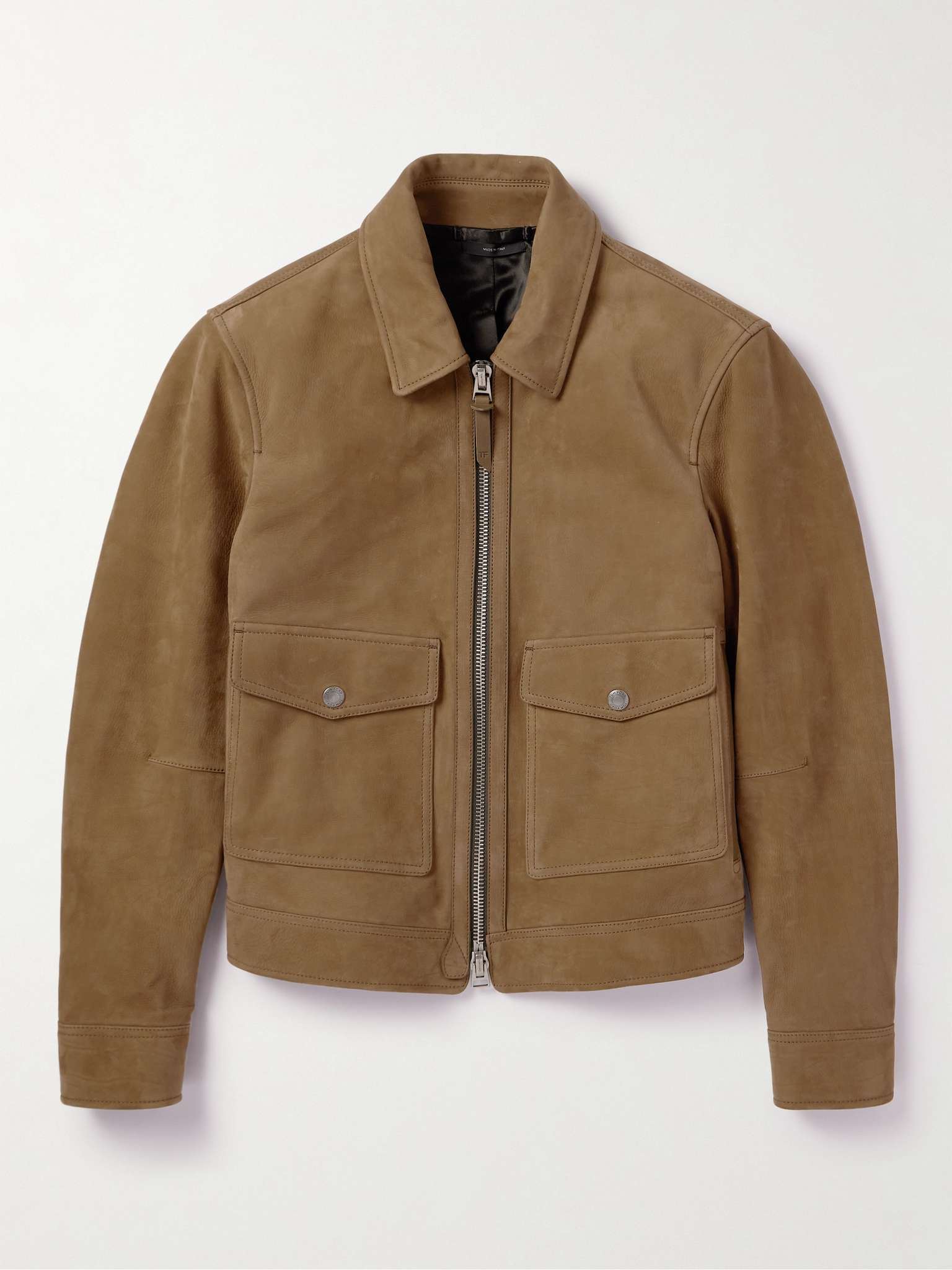 Brown Nubuck Jacket | TOM FORD | MR PORTER