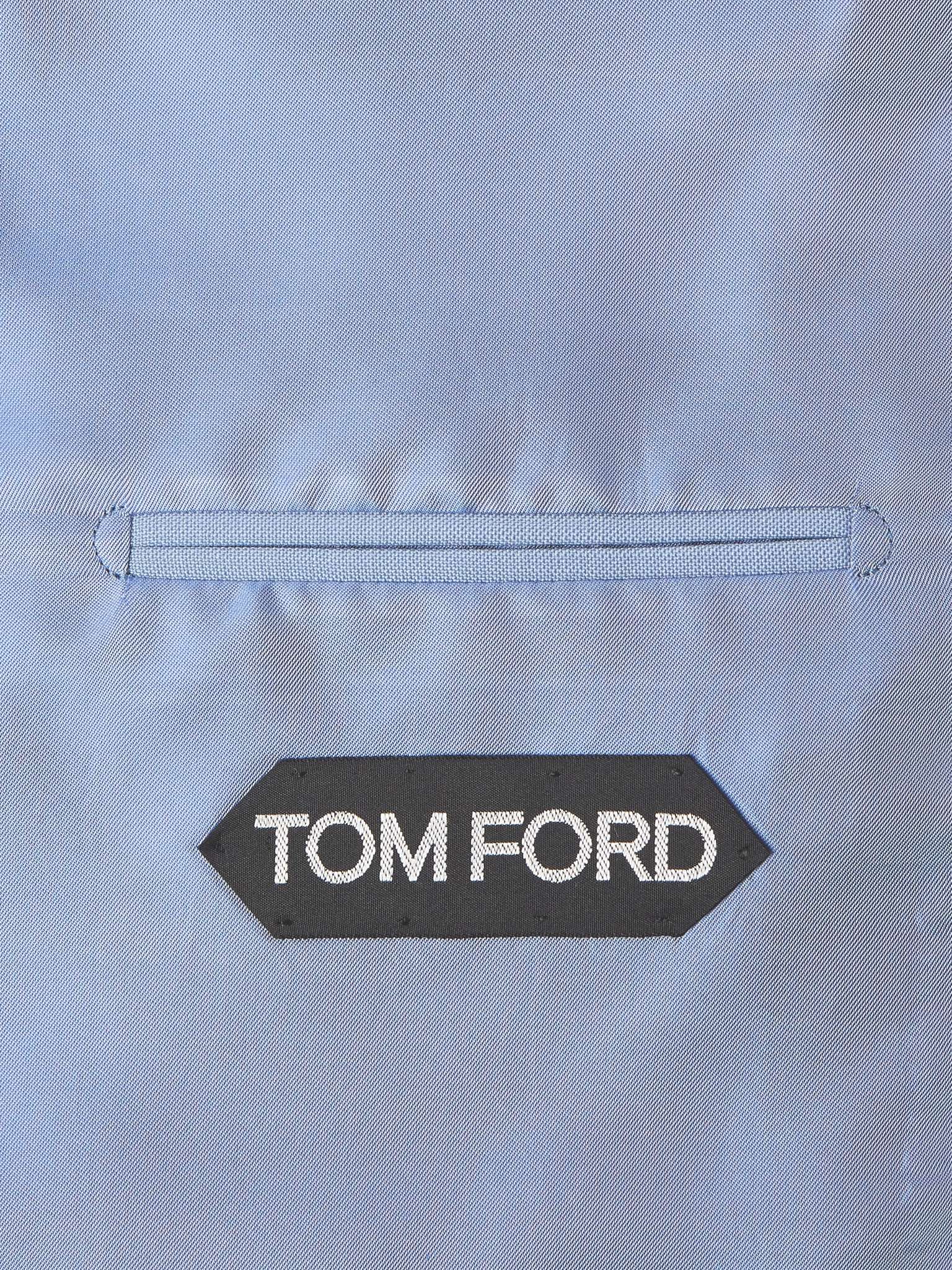 TOM FORD Atticus Double-Breasted Mohair and Wool-Blend Suit Jacket for ...