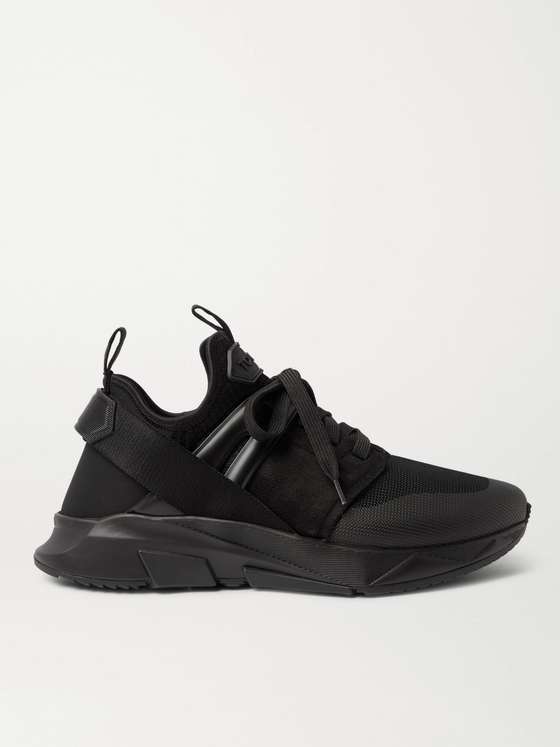 TOM FORD Jago Neoprene, Mesh and Nylon Sneakers for Men | MR PORTER