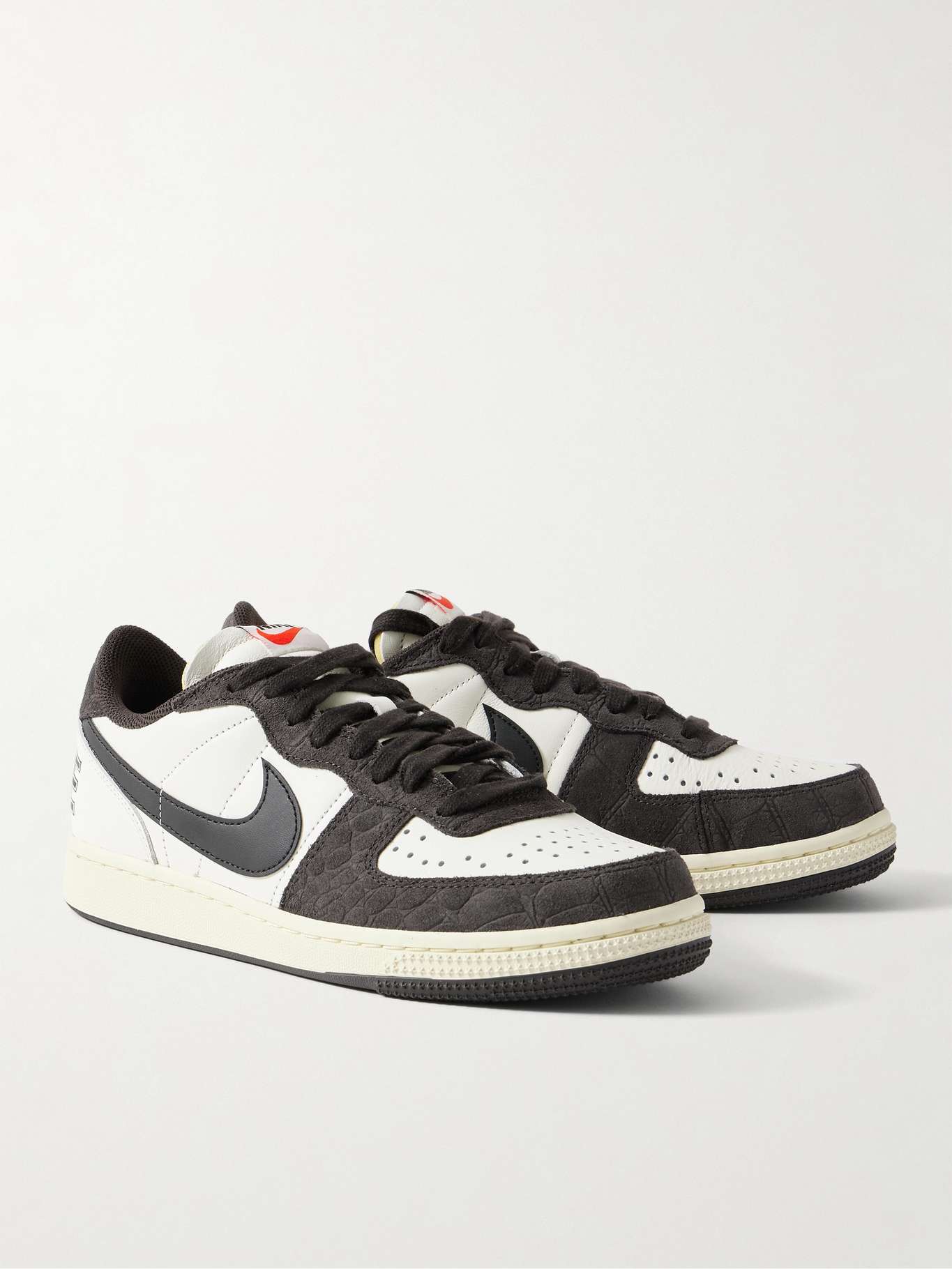 NIKE Terminator Suede and Leather Sneakers for Men | MR PORTER