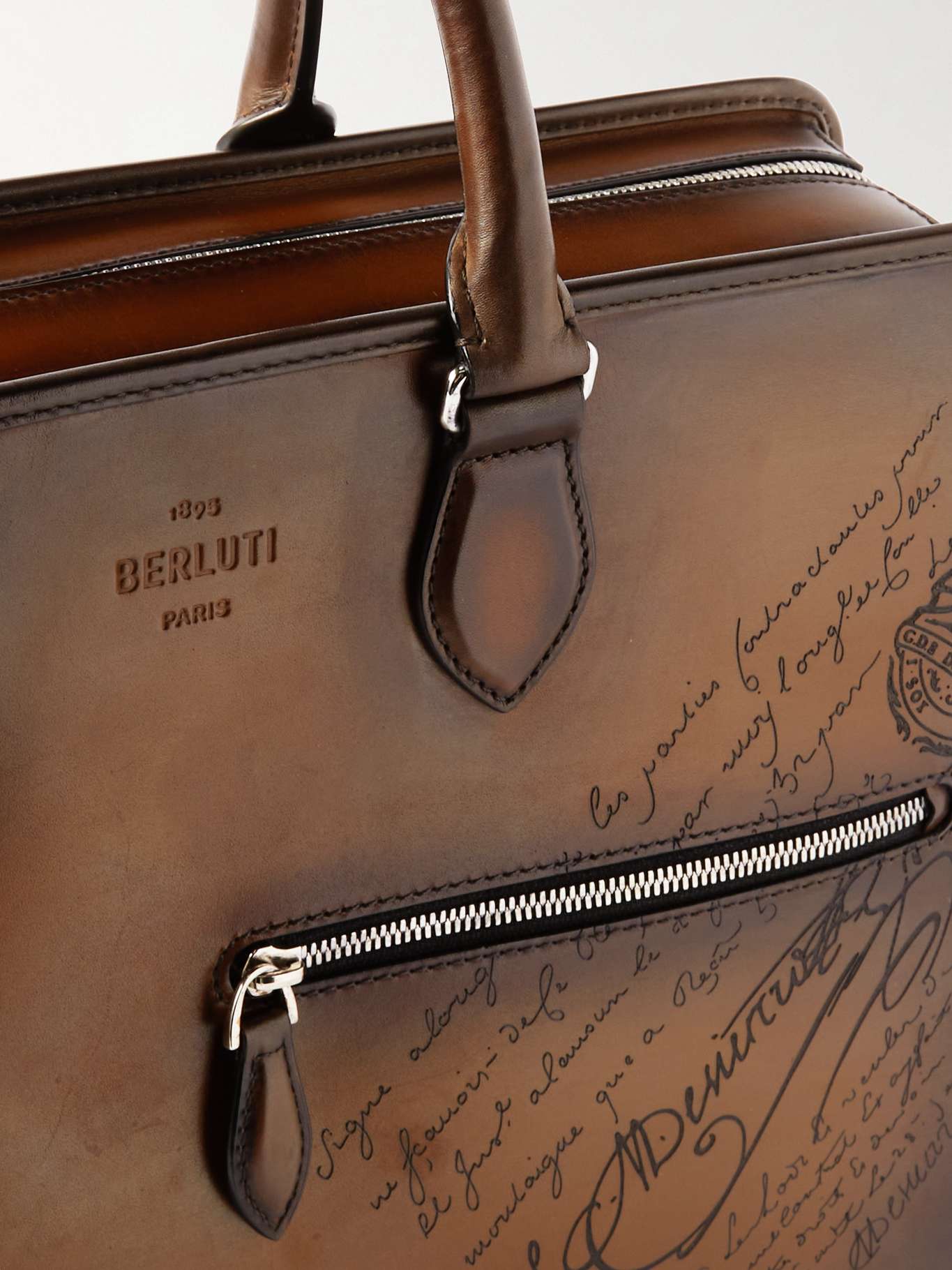 BERLUTI 2 Jour Neo Scritto Venezia Leather Briefcase for Men | MR PORTER