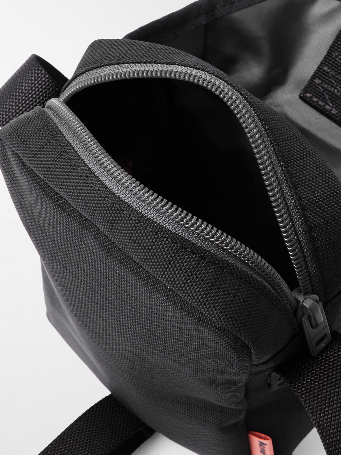 Acne Studios Adyen Post Suede-trimmed Ripstop Messenger Bag In Black ... Acne Studios Adyen Post Suede-trimmed Ripstop Messenger Bag In Black ...