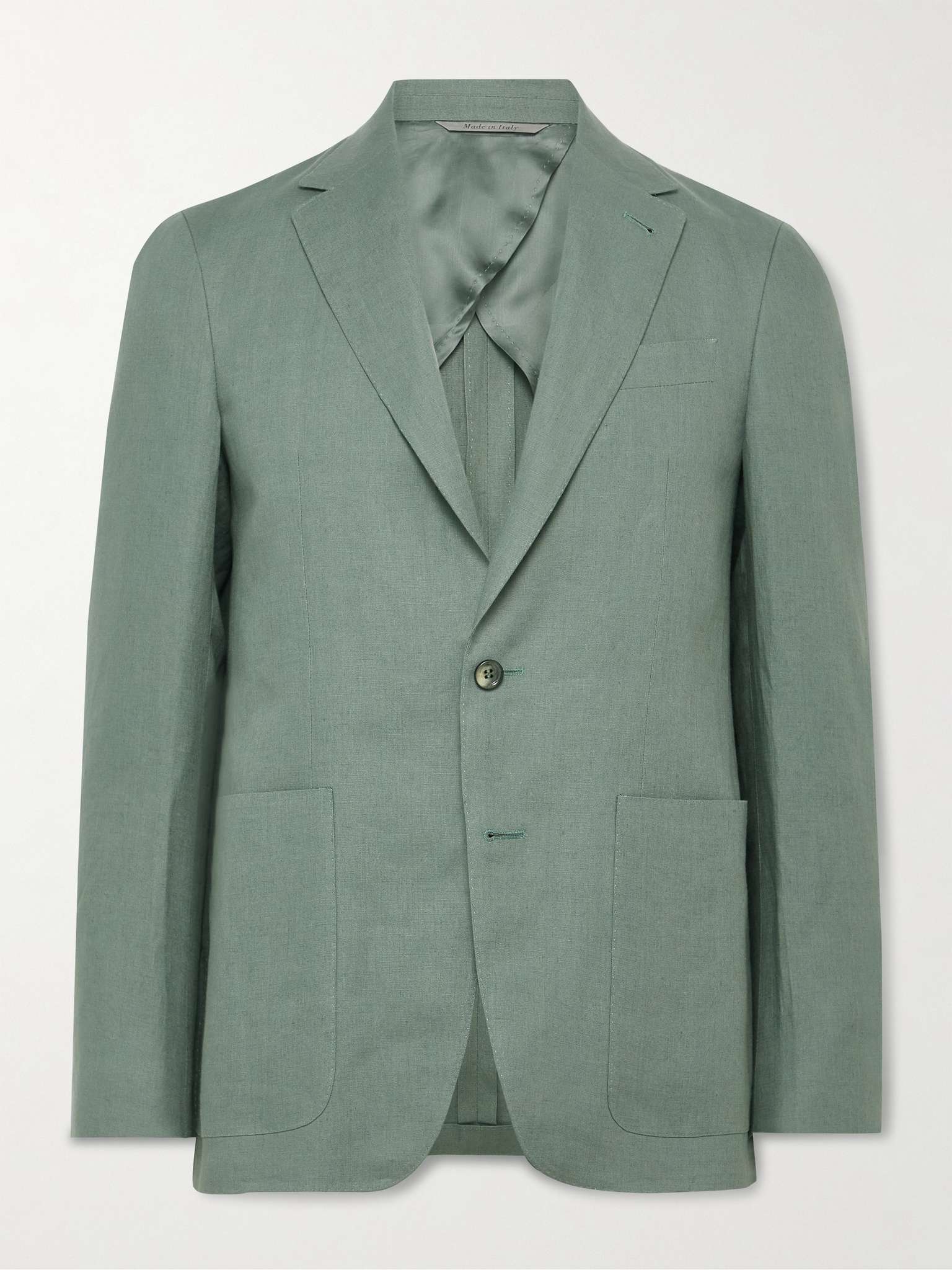 CANALI Linen Suit Jacket for Men | MR PORTER