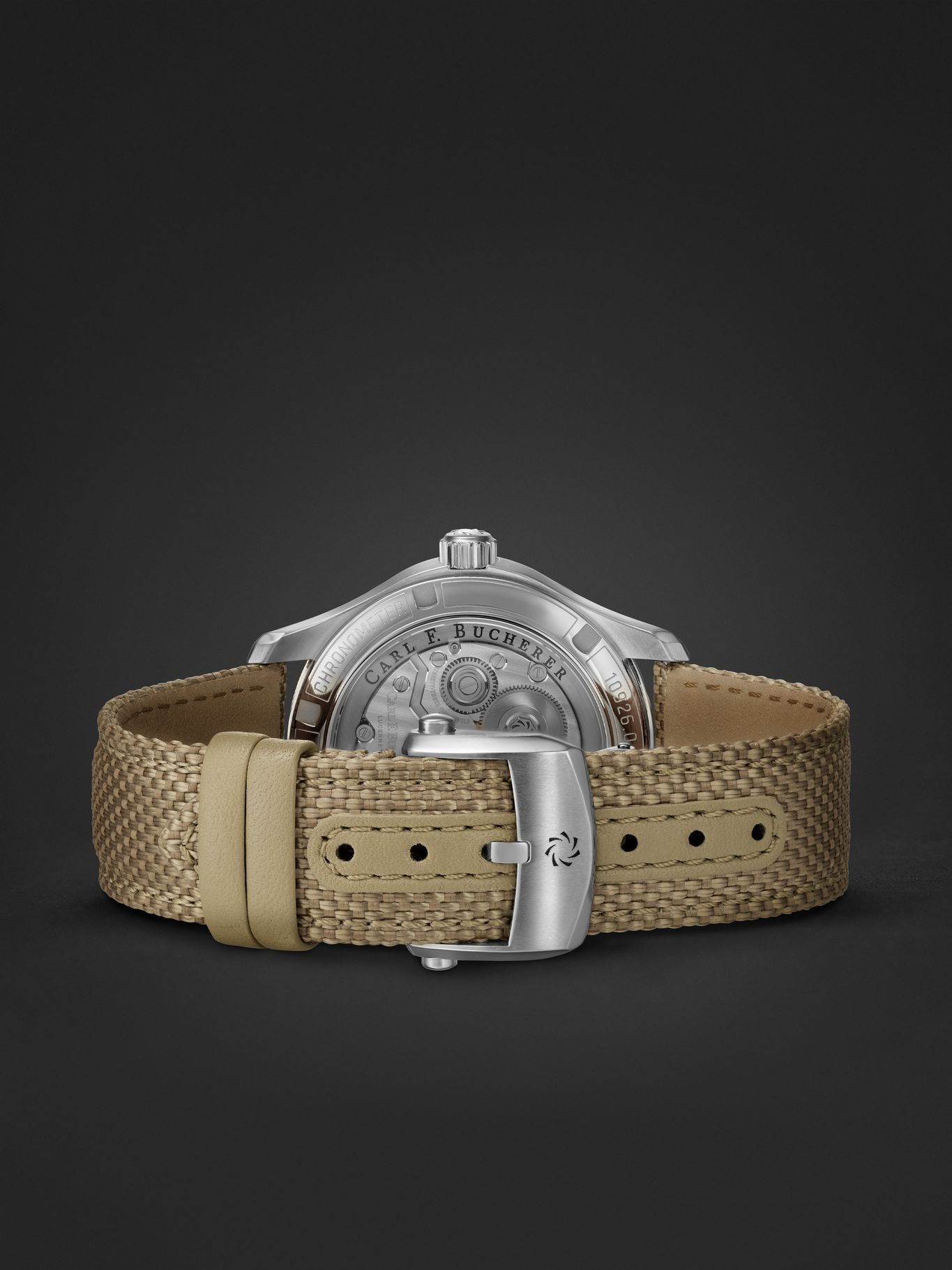 CARL F. BUCHERER Manero Peripheral BigDate Automatic 41.6mm Stainless ...