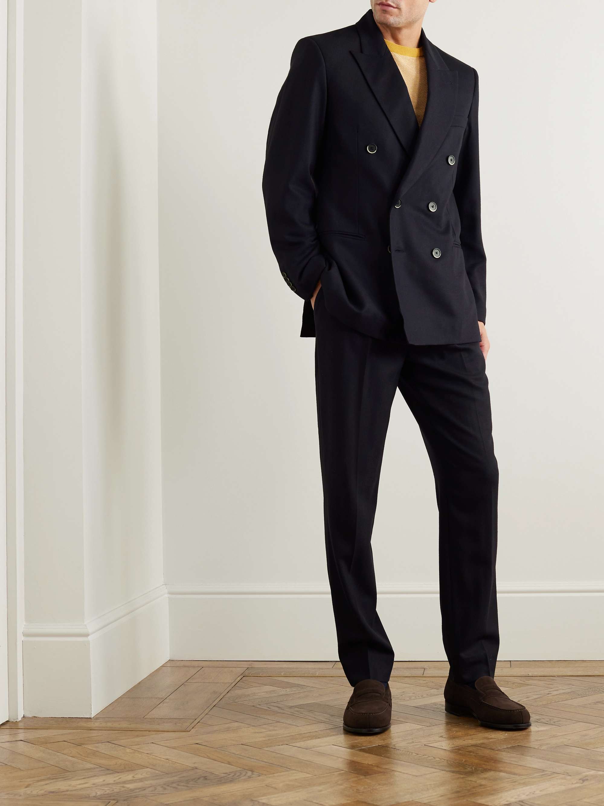 BARENA Bosman Double-Breasted Wool-Blend Twill Blazer for Men | MR PORTER