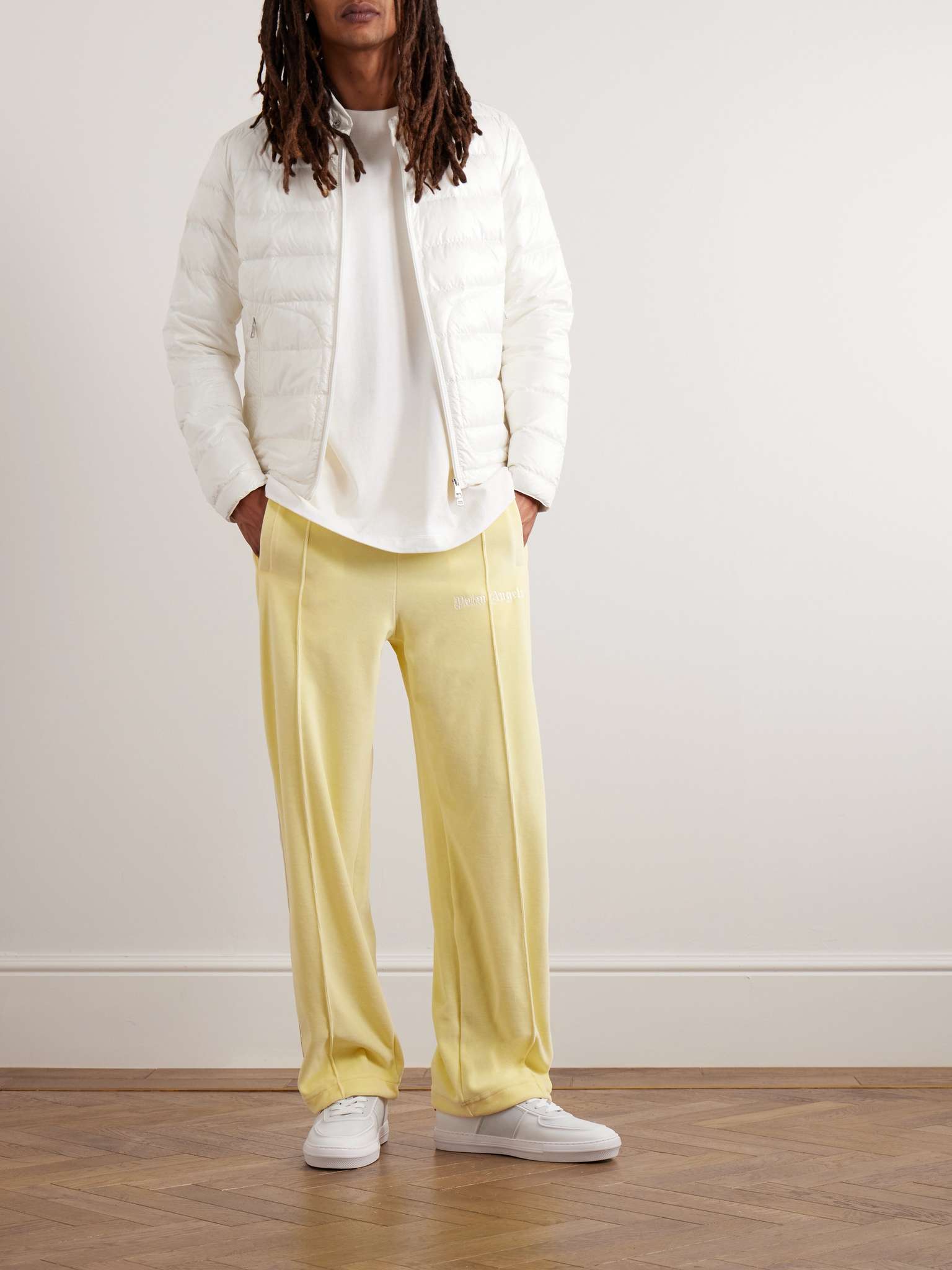 White Acorus Logo-Appliquéd Quilted Shell Down Jacket | MONCLER | MR PORTER