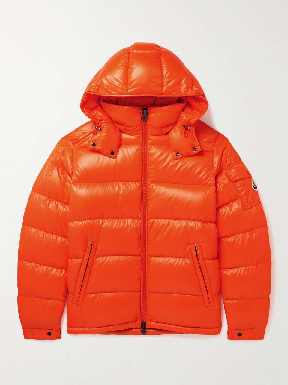 MONCLER Maya Logo-Appliquéd Quilted Shell Hooded Down Jacket for Men ...