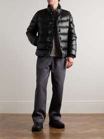 MONCLER Lule Logo-Appliquéd Quilted Shell Down Jacket for Men | MR PORTER
