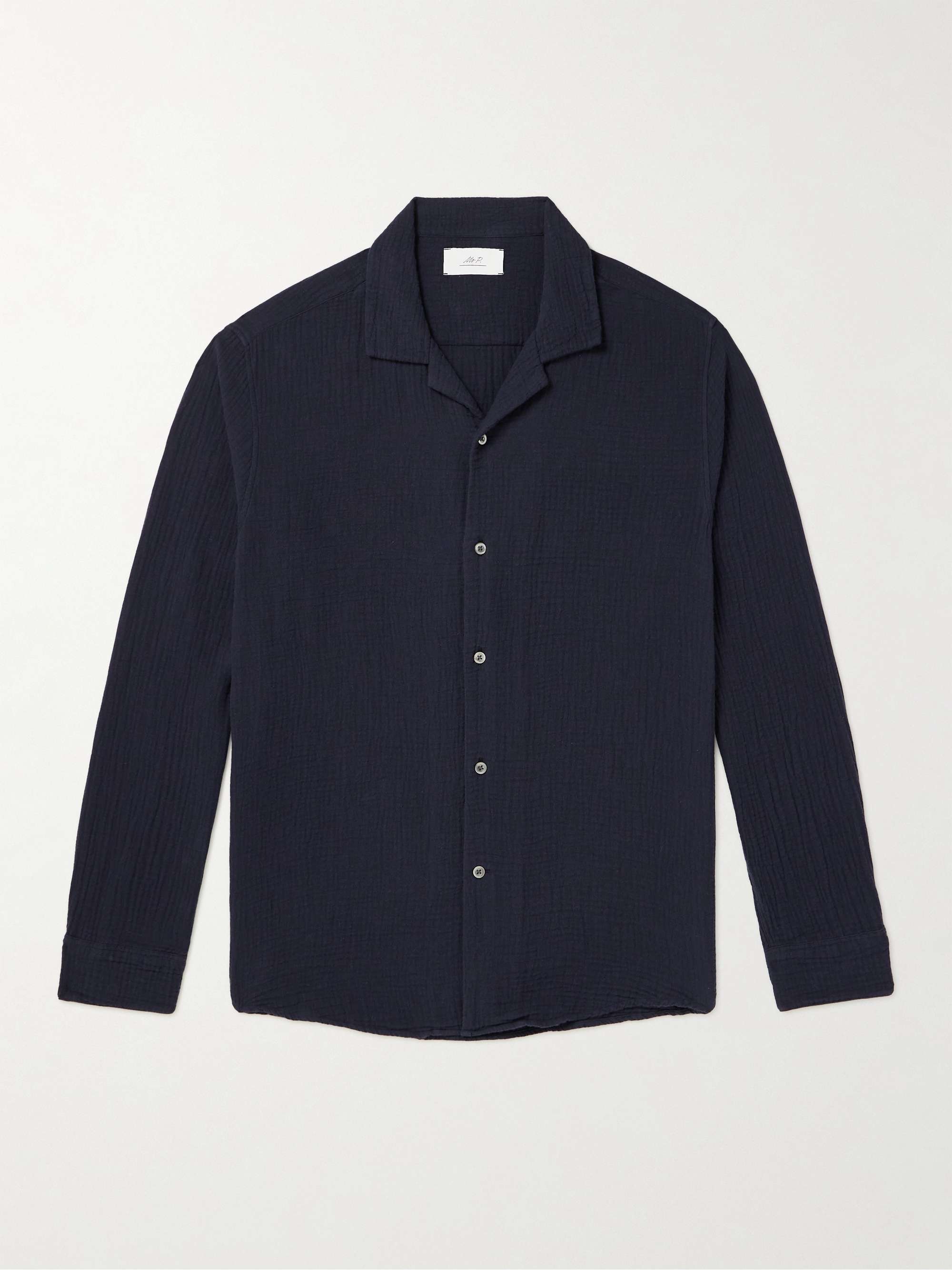 MR P. Convertible-Collar Cotton-Muslin Shirt for Men | MR PORTER