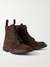 Dark brown Grassmere Waxed-Suede Boots | TRICKER'S | MR PORTER