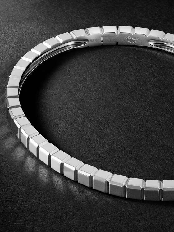 CHOPARD Ice Cube 18-Karat White Gold Bracelet for Men | MR PORTER