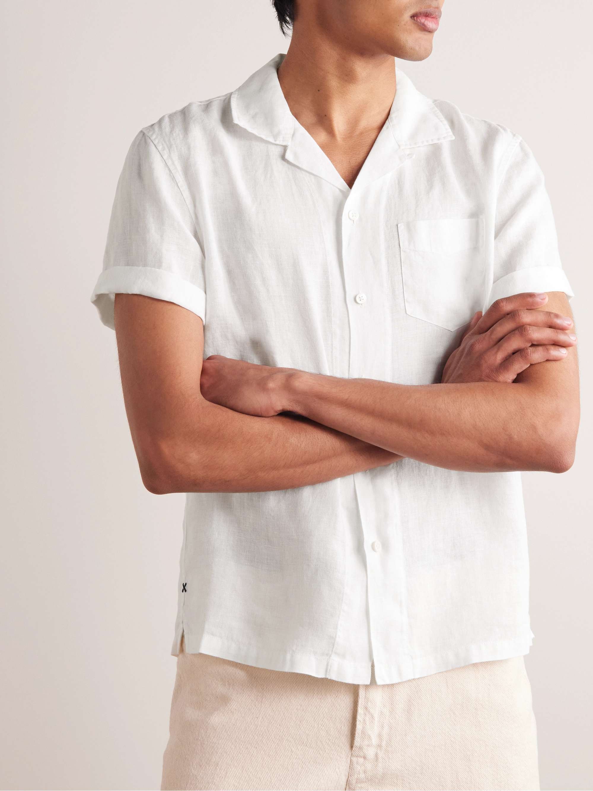 ALEX MILL Convertible-Collar Linen Shirt for Men | MR PORTER