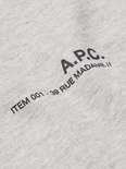 A.P.C. Item Logo-Print Cotton-Jersey Sweatshirt for Men | MR PORTER