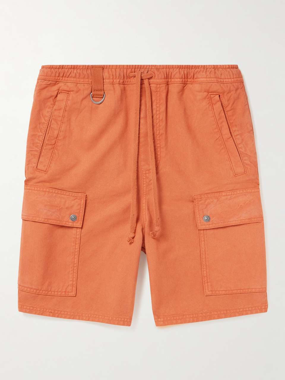 MANAAKI Rua Cotton and Lyocell-Blend Twill Drawstring Cargo Shorts for ...