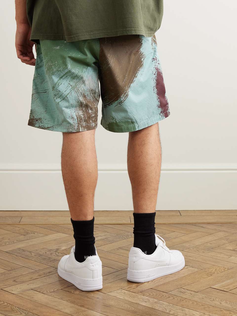 KAPITAL Straight-Leg Printed Shell Shorts for Men | MR PORTER